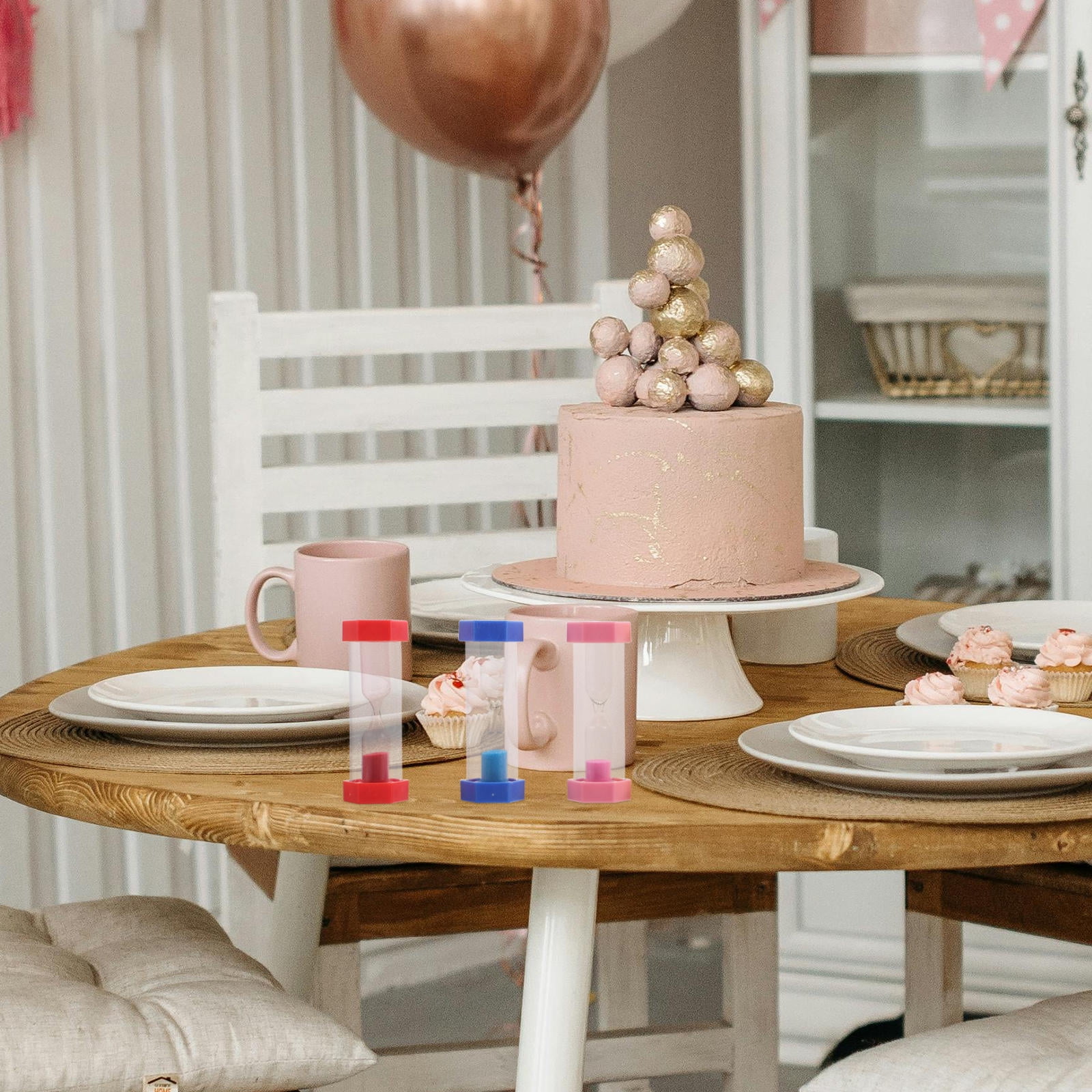 Hemobllo 6 Pcs Colorful Sand Timer Set Plastic Sand Timers /2/3/5/10 ...