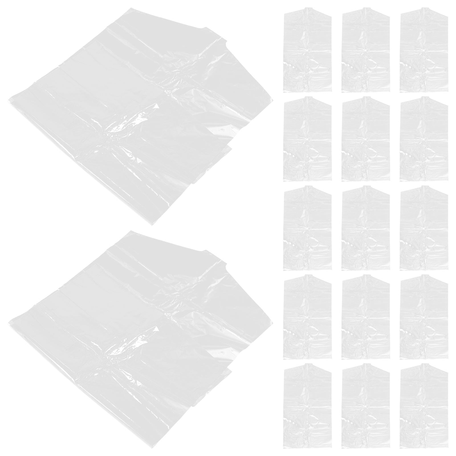 Hemobllo 60Pack Plastic Dry Cleaner Bags Waterproof for Laundry Drying ...