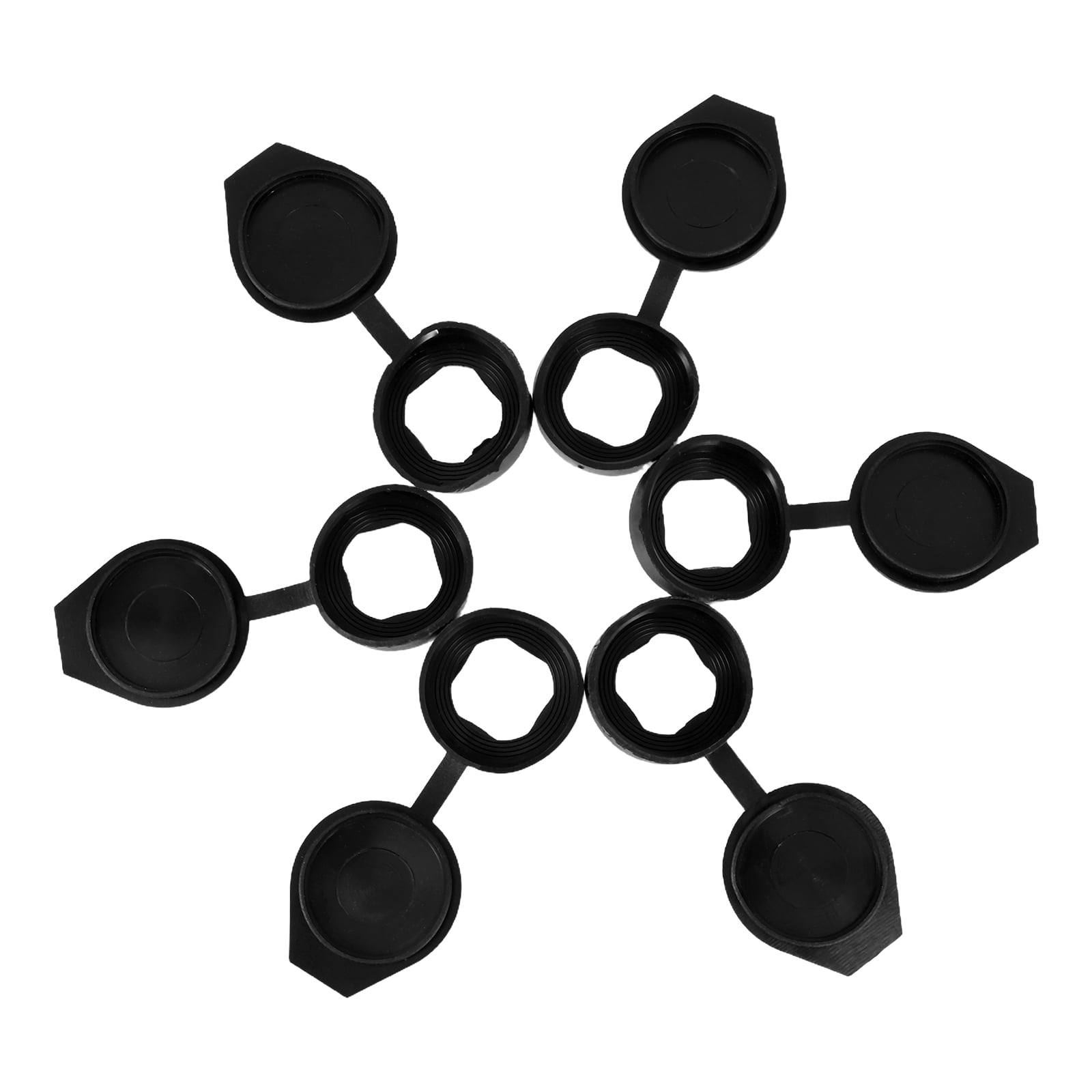 Hemobllo 6Pcs Plastic Pull Tab Trash Can Lock Covers For Control ...