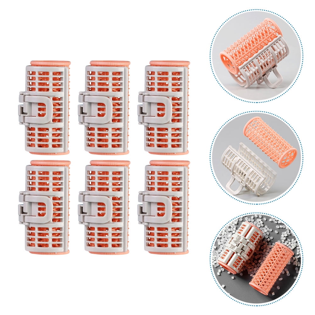 Hemobllo 6pcs Hair Styling Rollers Hair Curler Spring Clip Multi ABS ...