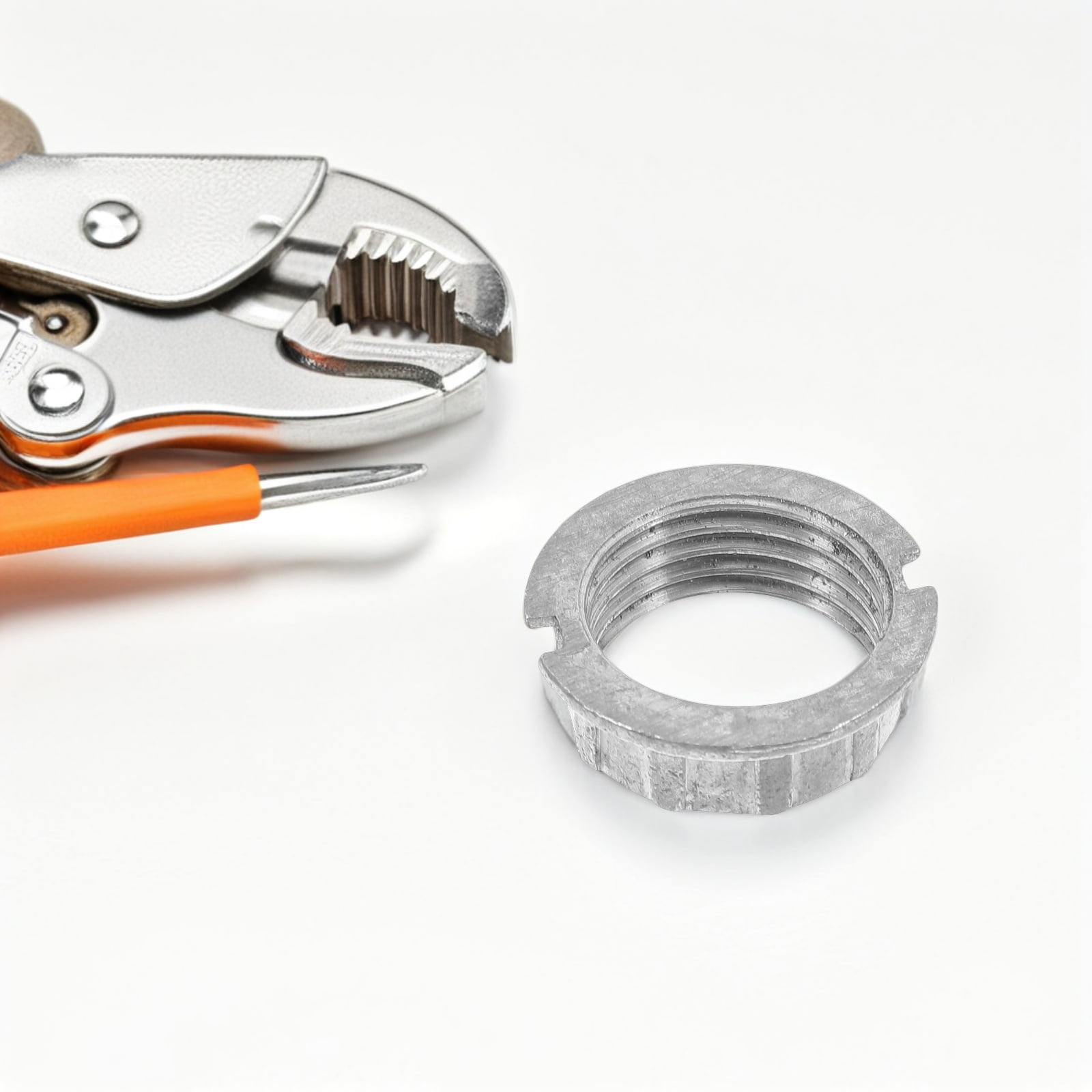 Hemobllo 6pcs Light Socket Shade Collar Rings Aluminum Alloy Silver ...