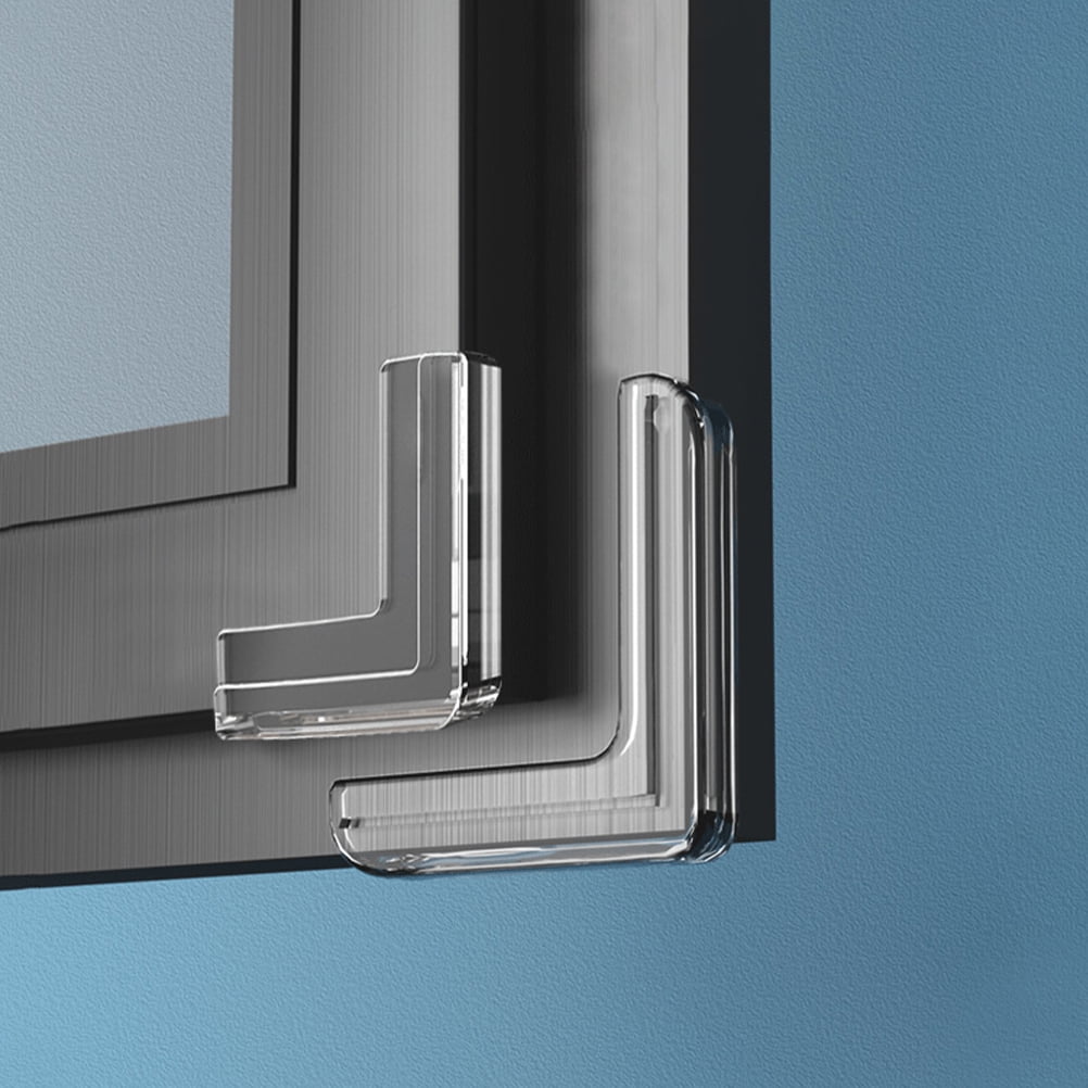 Hemobllo Window Corner Protectors Transparent Silicone 8Pcs 1.77X0.55X0 ...