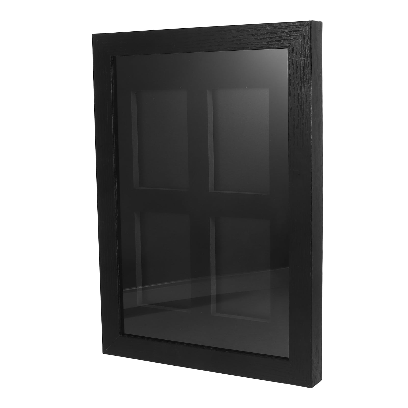 Hemobllo Single Card Display Case Black Wood 1Pack - Walmart.com