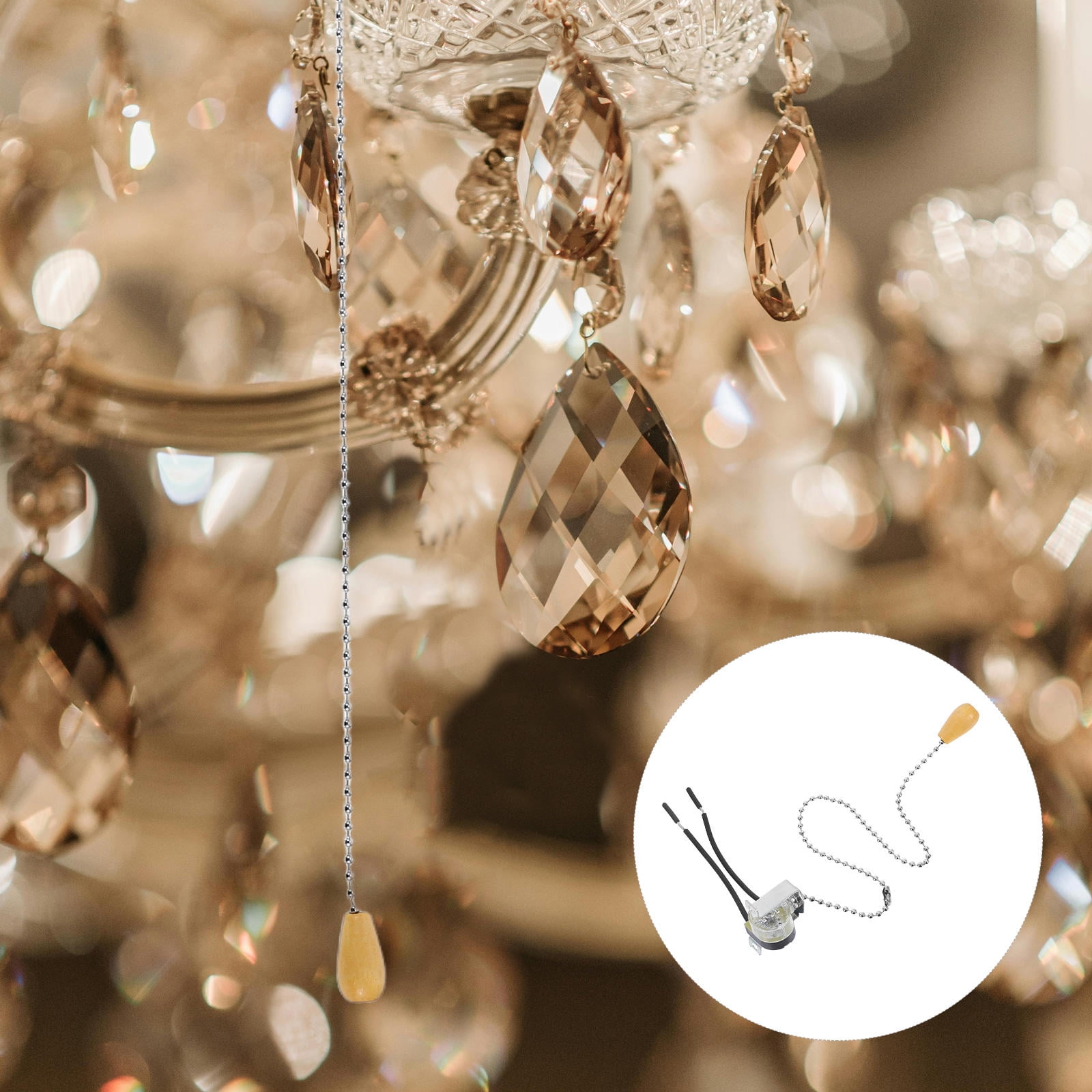 Hemobllo Bathroom Light Pull Handle For Ceiling Lighting Fixtures ...