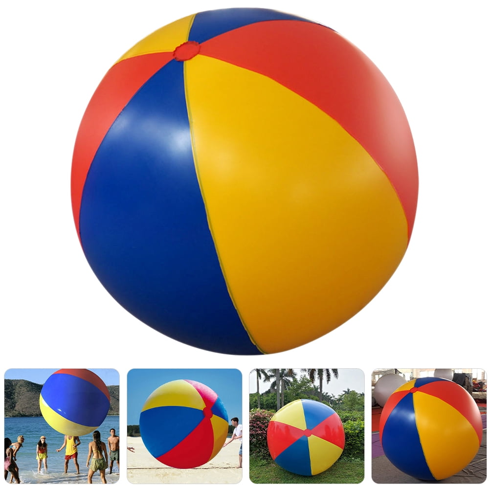 Hemobllo Safe Inflatable Sports Balls Inflatable Sports Ball Yellow ...