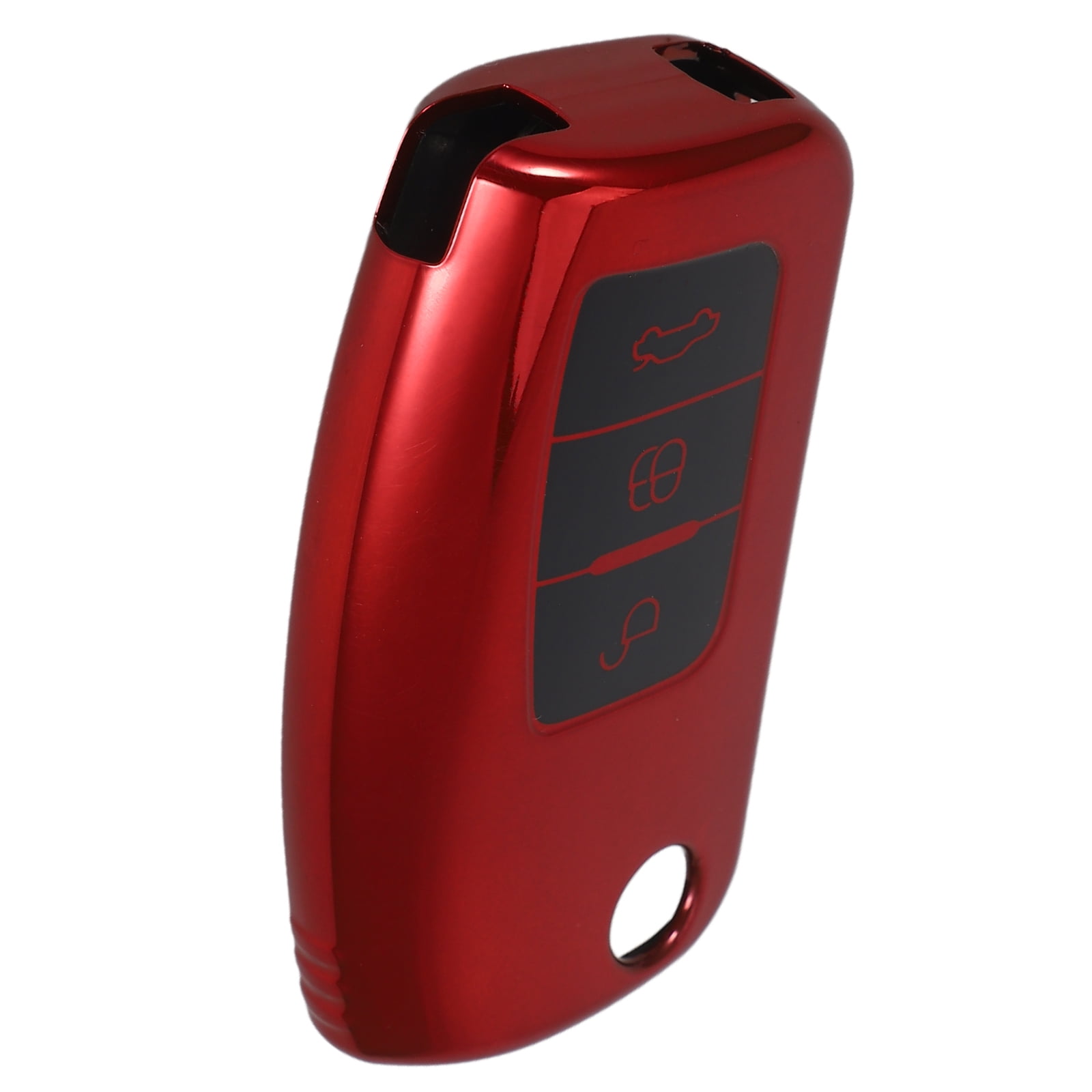 Hemobllo Car Key Fob Holder Red Minimalist Design for Daily Use 1Pack ...