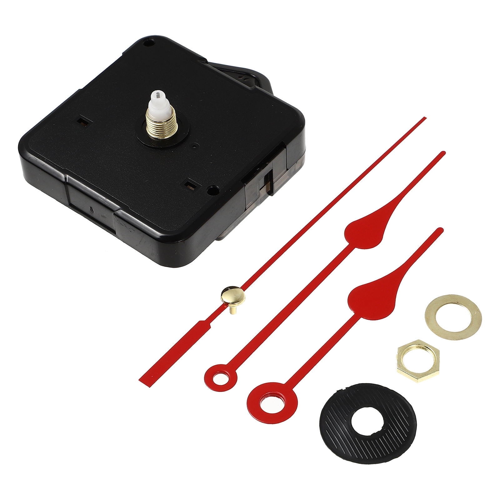 Hemobllo Clock Part Clock Movement Quartz Plastic Red For Wall Clocks ...
