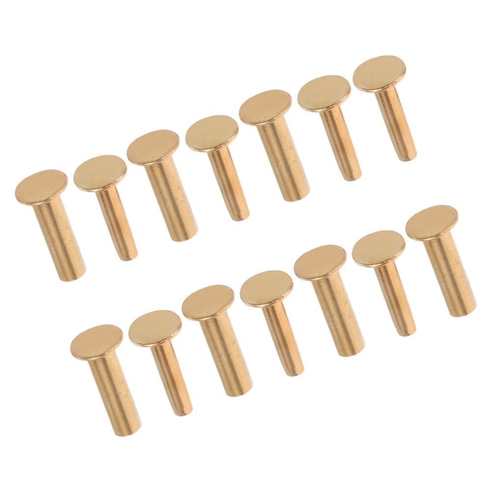 Hemobllo Copper Spiked Rivets Golden 7Pairs 0.5X0.5X0.5In - Walmart.com
