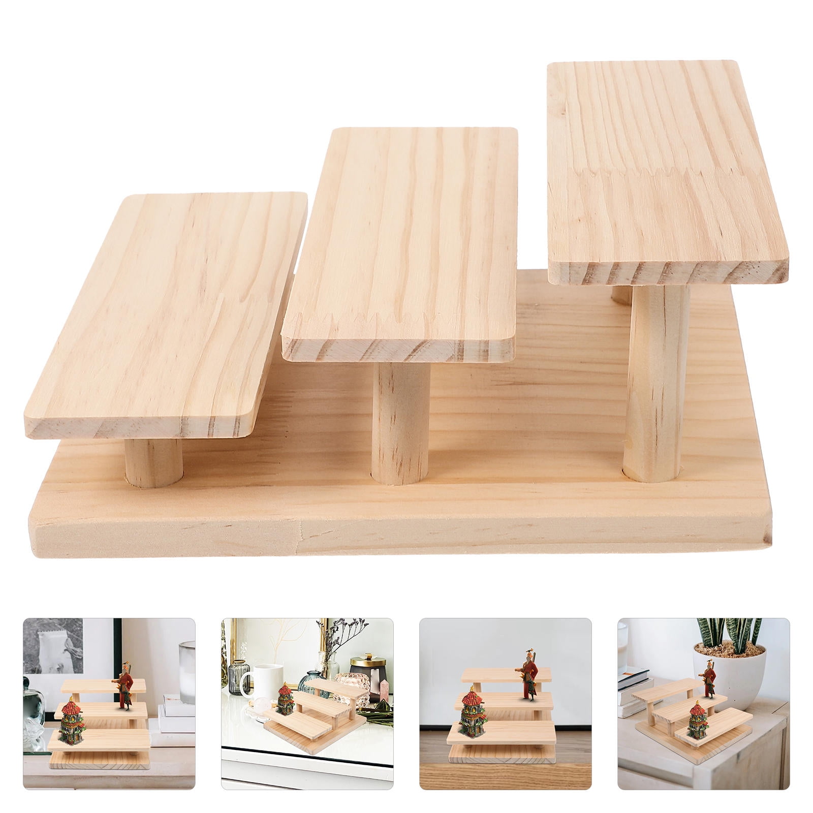 Hemobllo Desktop Display Riser Shelf Display Risers Model Display Stand ...