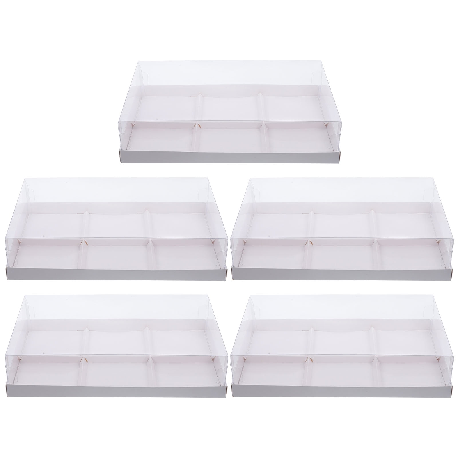 Hemobllo Dessert Box Compartment Boxes Delivery Accessories Biscuit ...