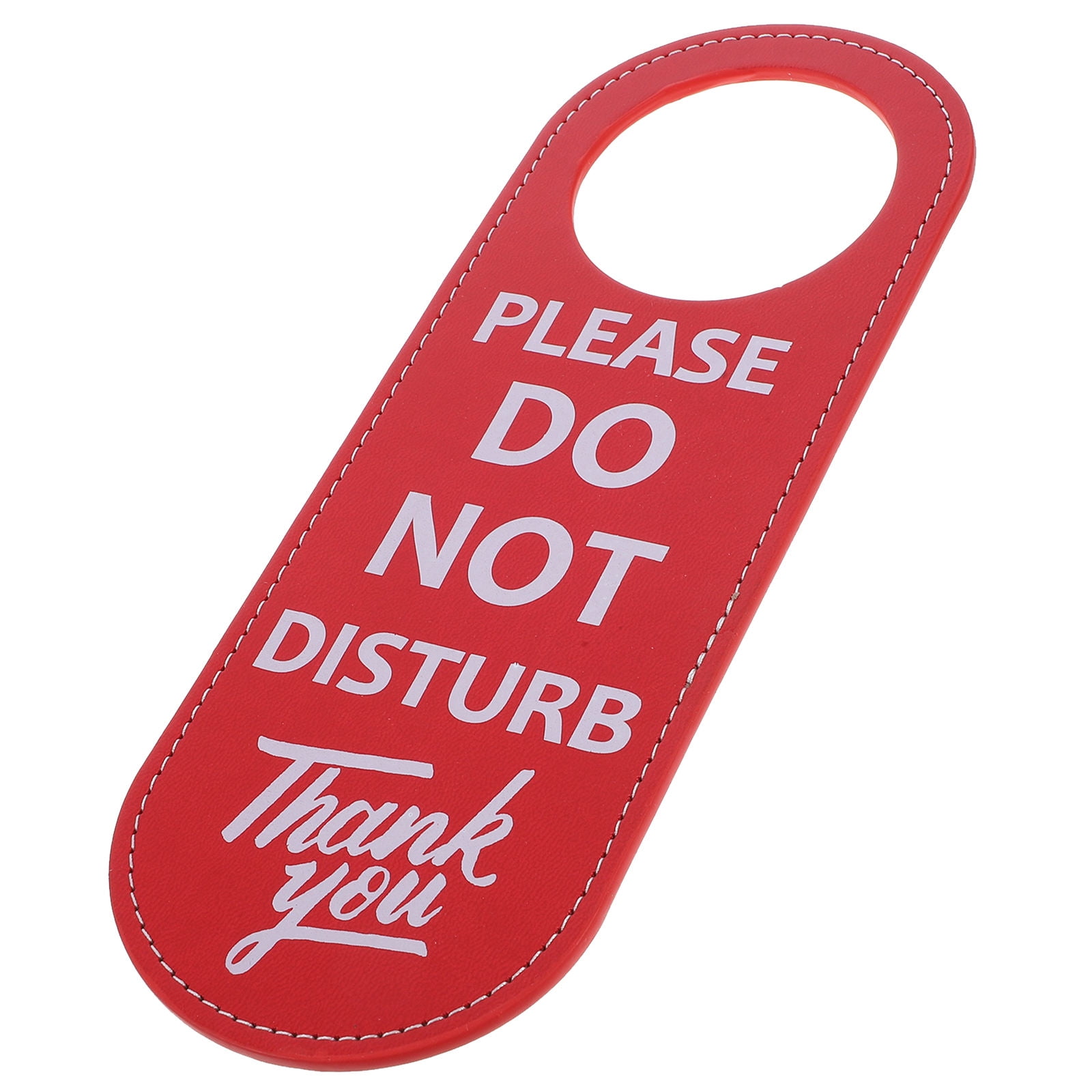 Hemobllo Double Sided Door Hanger Sign Leather Assorted Color 1Pack for ...