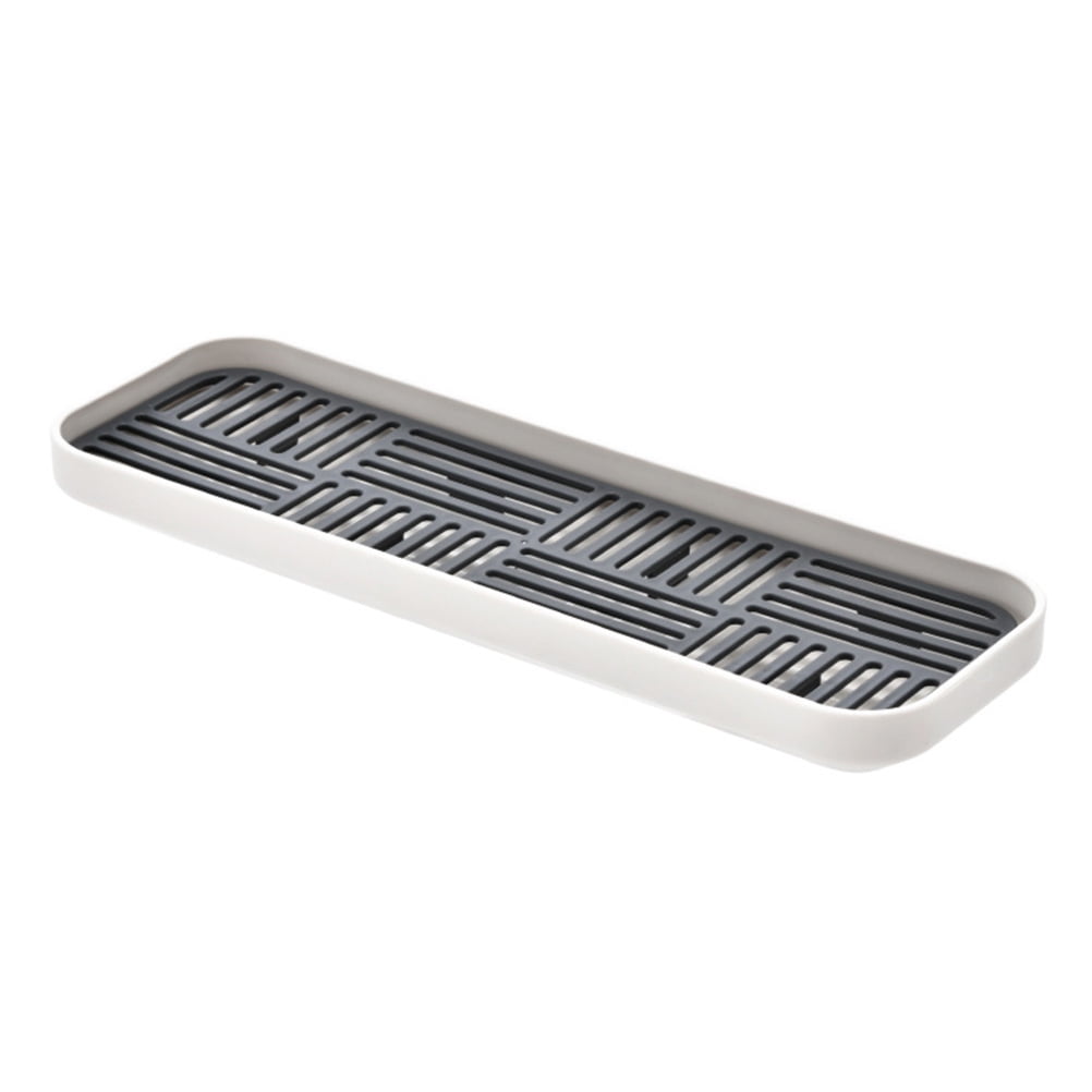 Hemobllo Drain Dish Drain Tray Practical Dish Rack Large Pantry Dishes ...
