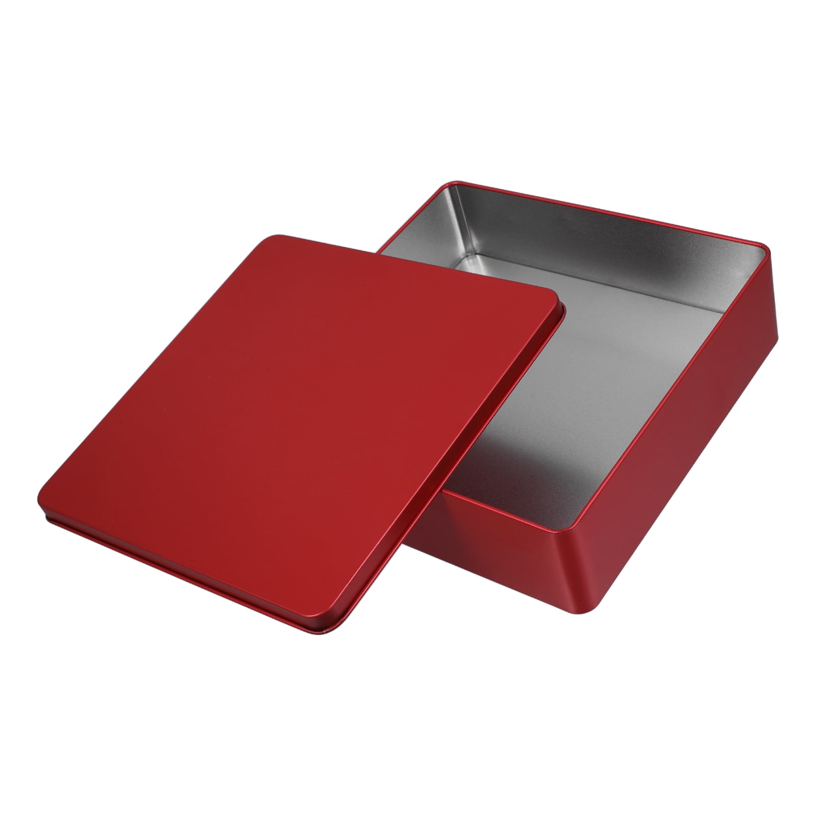Hemobllo Empty Tinplate Box Cookie Container Chocolate Tea Snacks Treat ...
