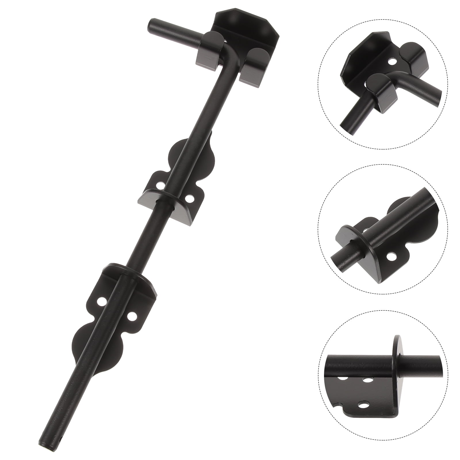 Hemobllo Floor Deadbolt Door Latch Gate Lock Gate Latch Shed Door ...