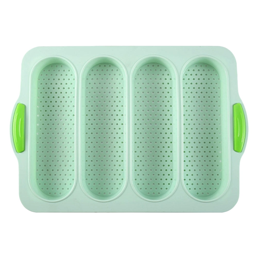 Hemobllo Silicone Bread Baking Tray Non-Stick French Bread Loaf Pan ...