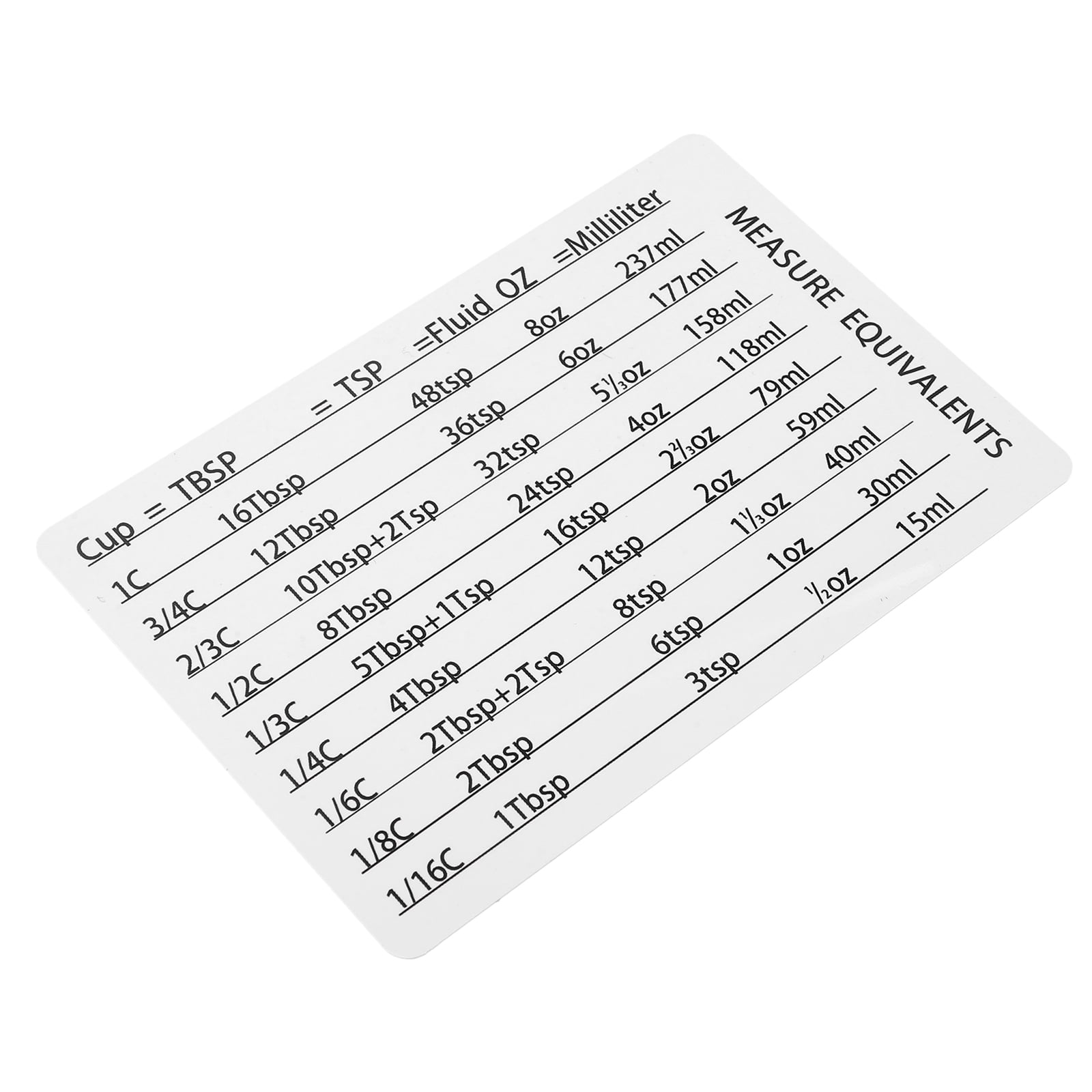 Hemobllo Fridge Whiteboard Magnetic Scale Comparison Table - Walmart.com