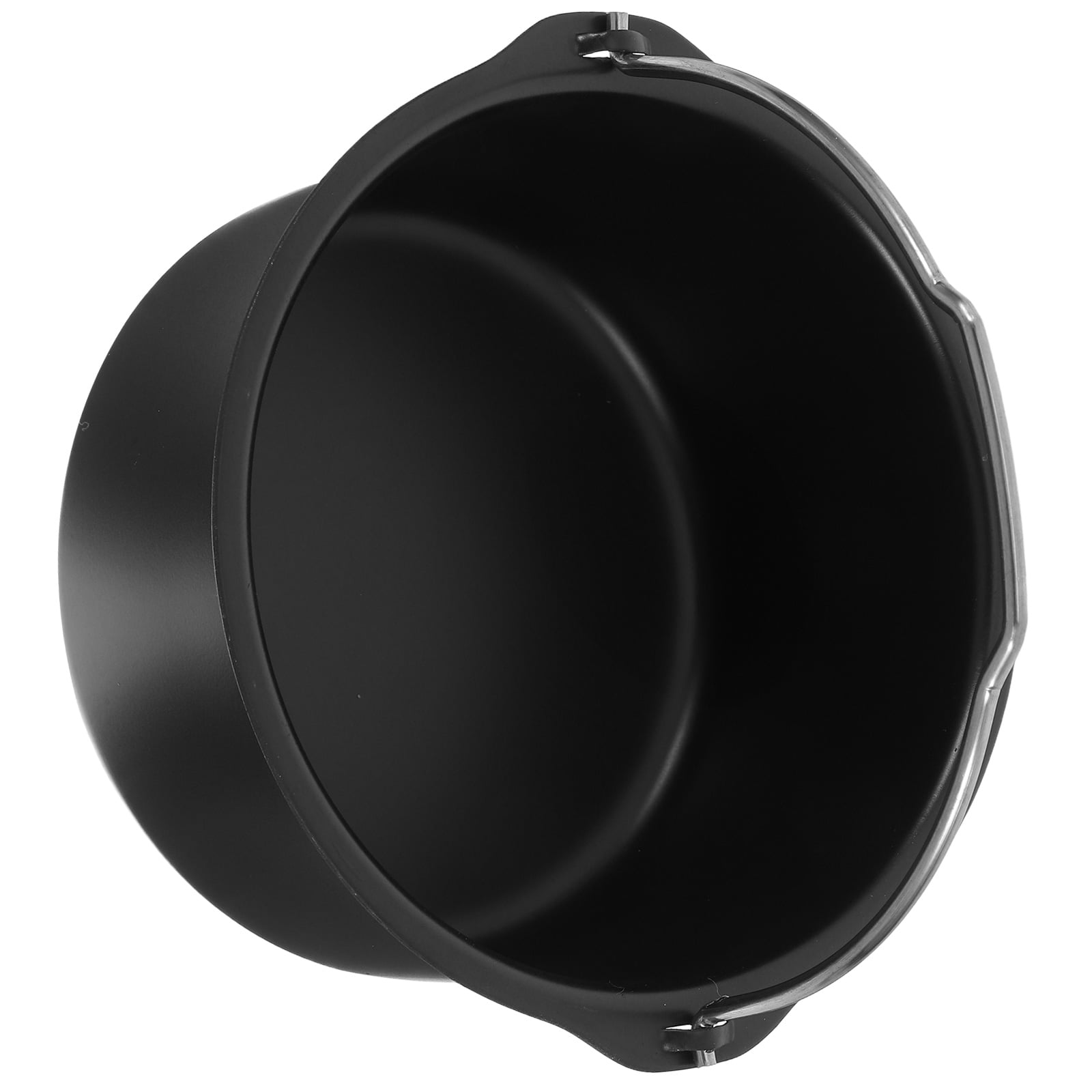 Hemobllo Fry Basket Round Cake Baking Pan for Air Fryer in Steel 1Pcs ...