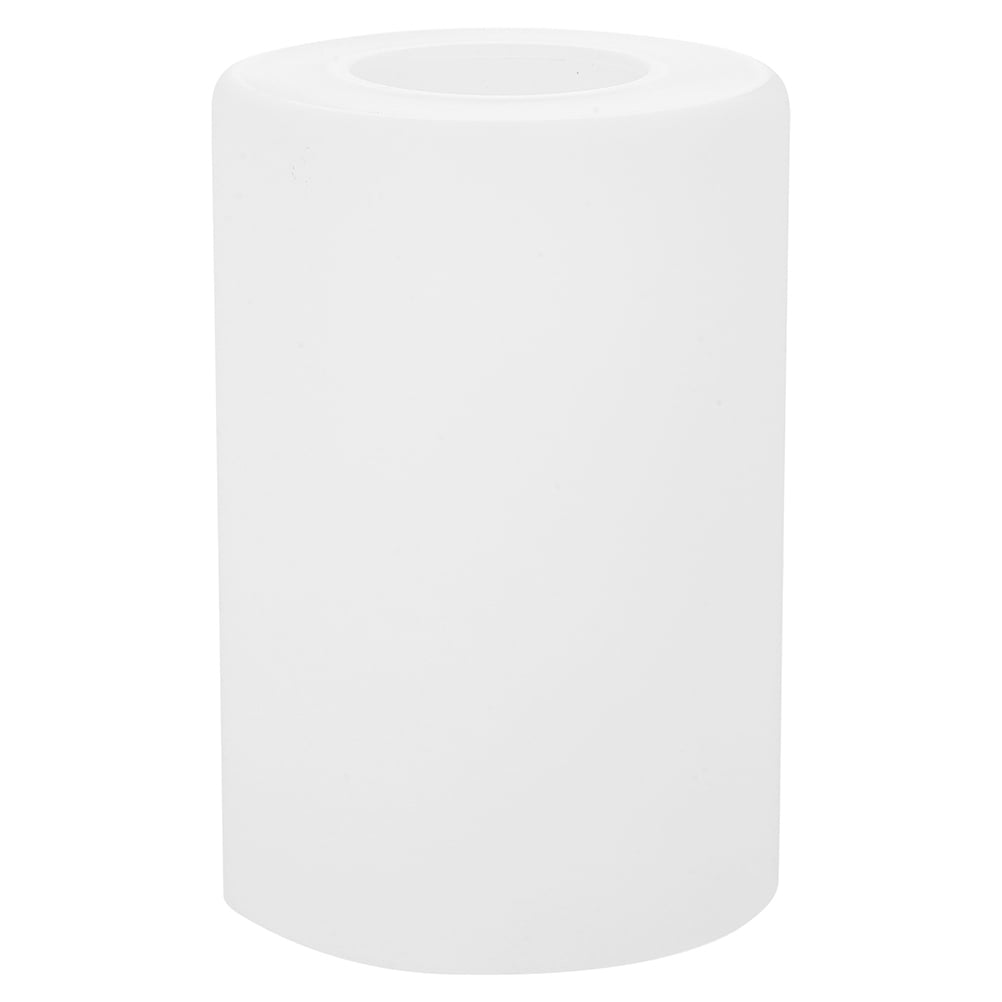Hemobllo Glass Lamp Shade Covers Cylinder Glass Globe White Frosted ...