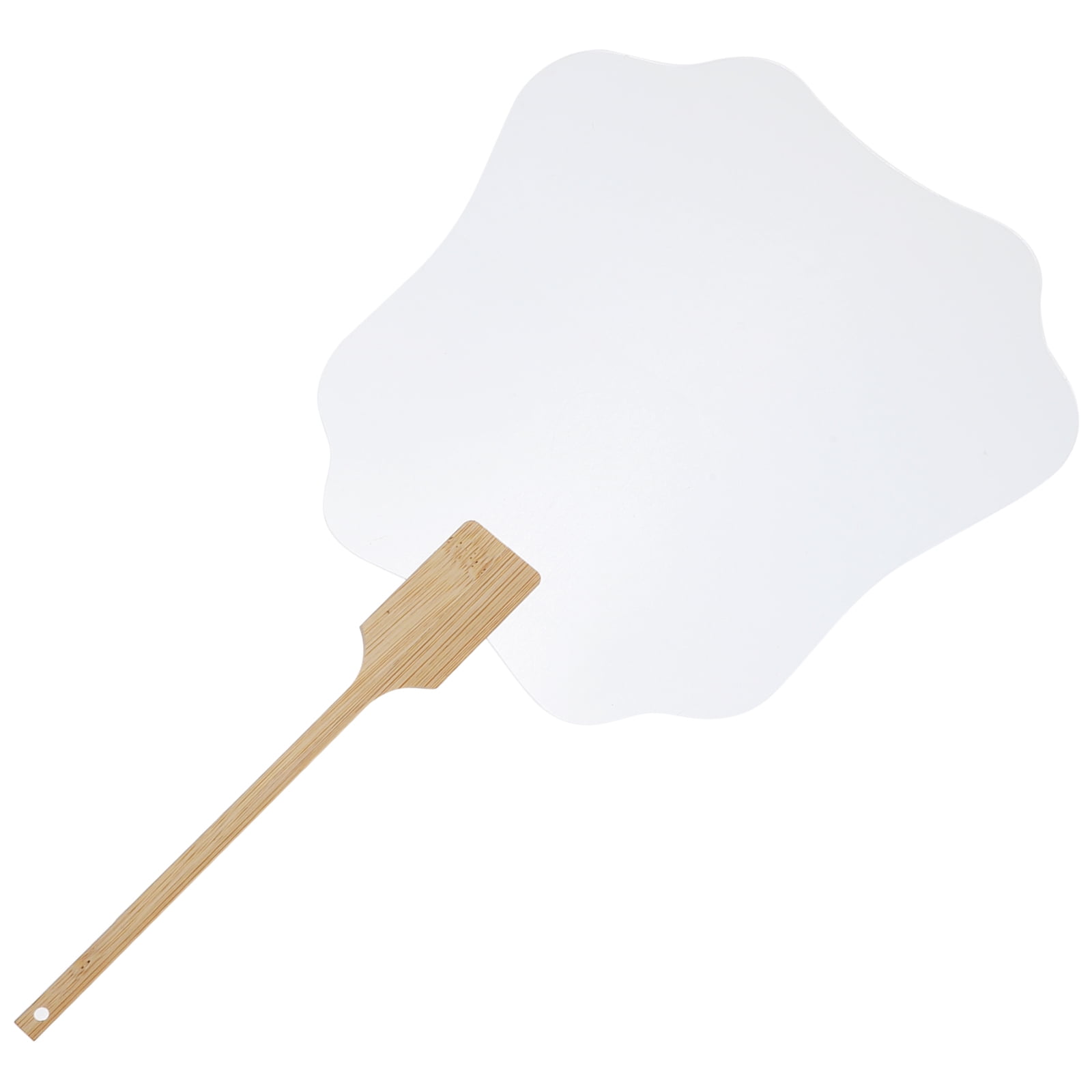 Hemobllo Hand Transparent Fan Clear Paintable Hand Fan Blank DIY Fan ...