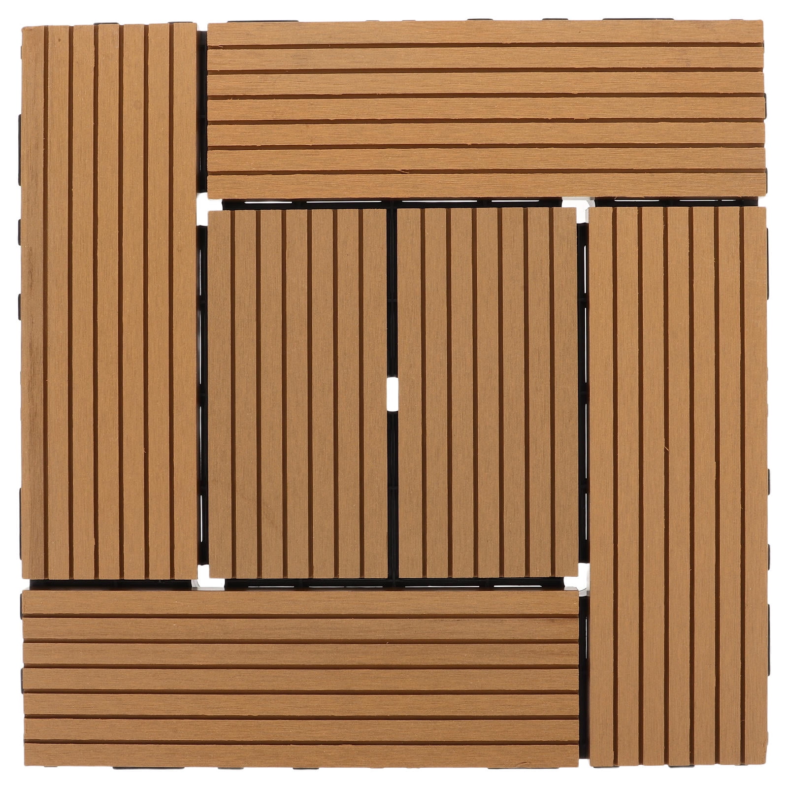 Hemobllo Decking Tiles Outdoor Weather Resistant Composite For Balcony ...