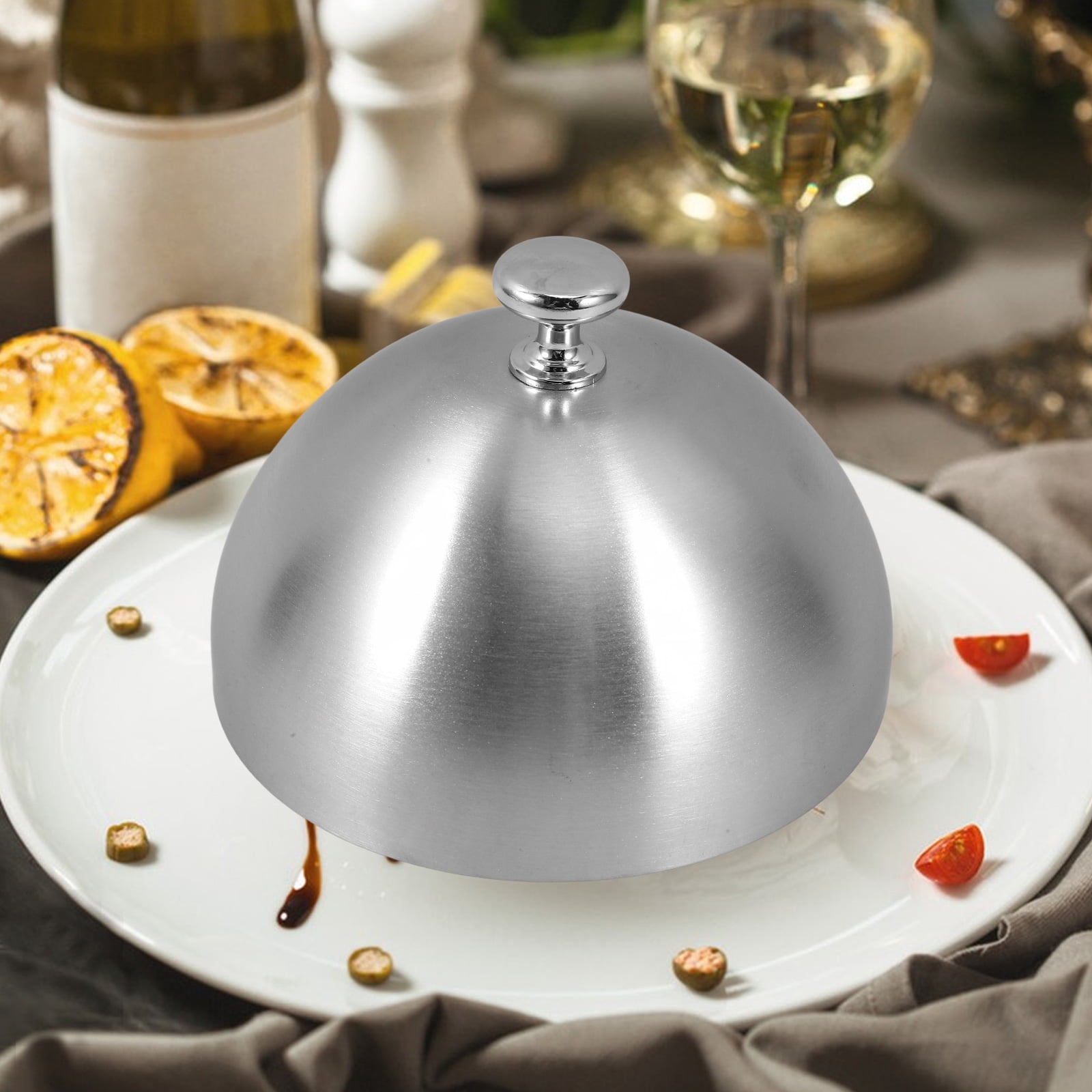 Hemobllo Stainless Steel Food Dome Cover for Bbq Steak Protection and ...