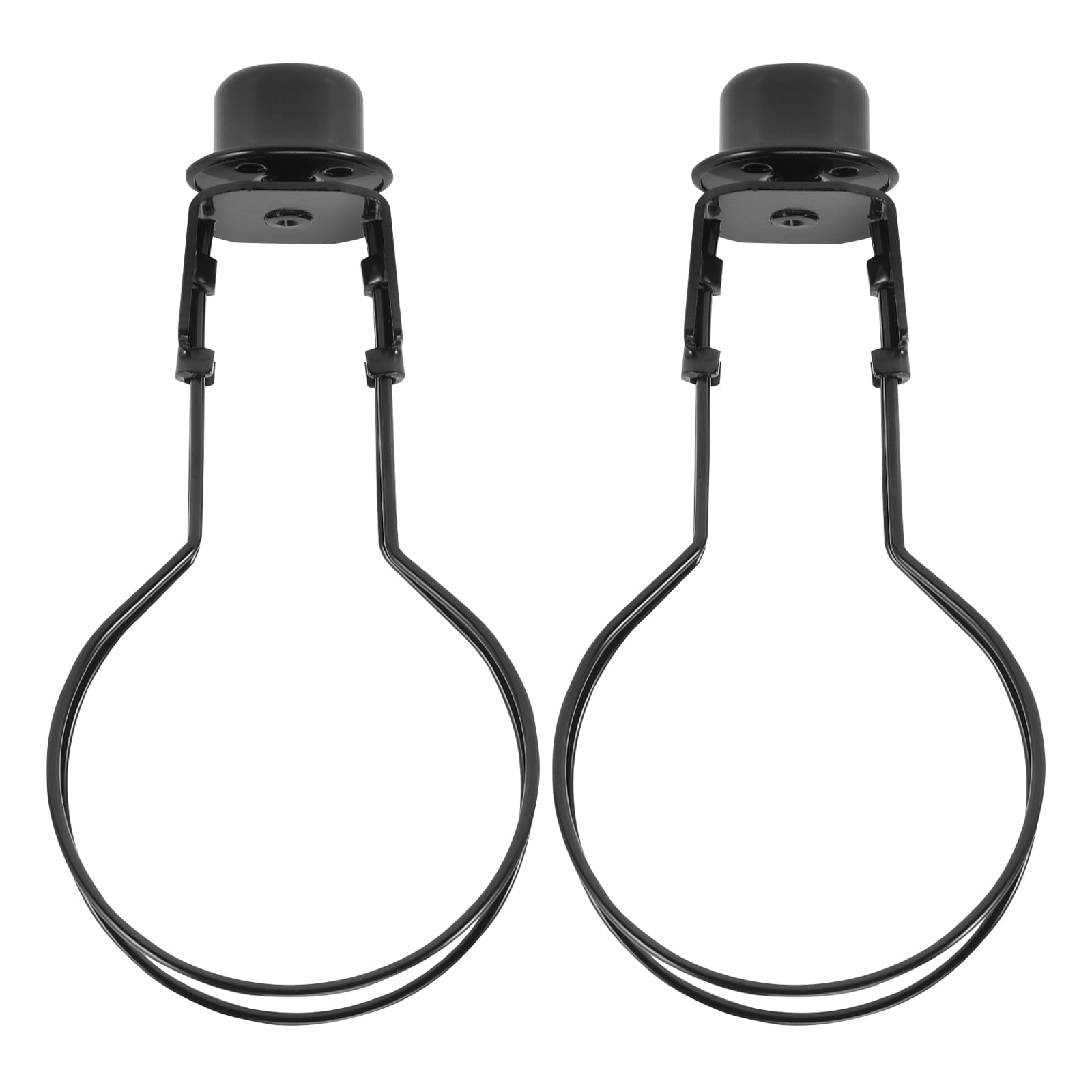 Hemobllo Lamp Shade Adapter Black 1 Pair 10.5X5Cm - Walmart.com