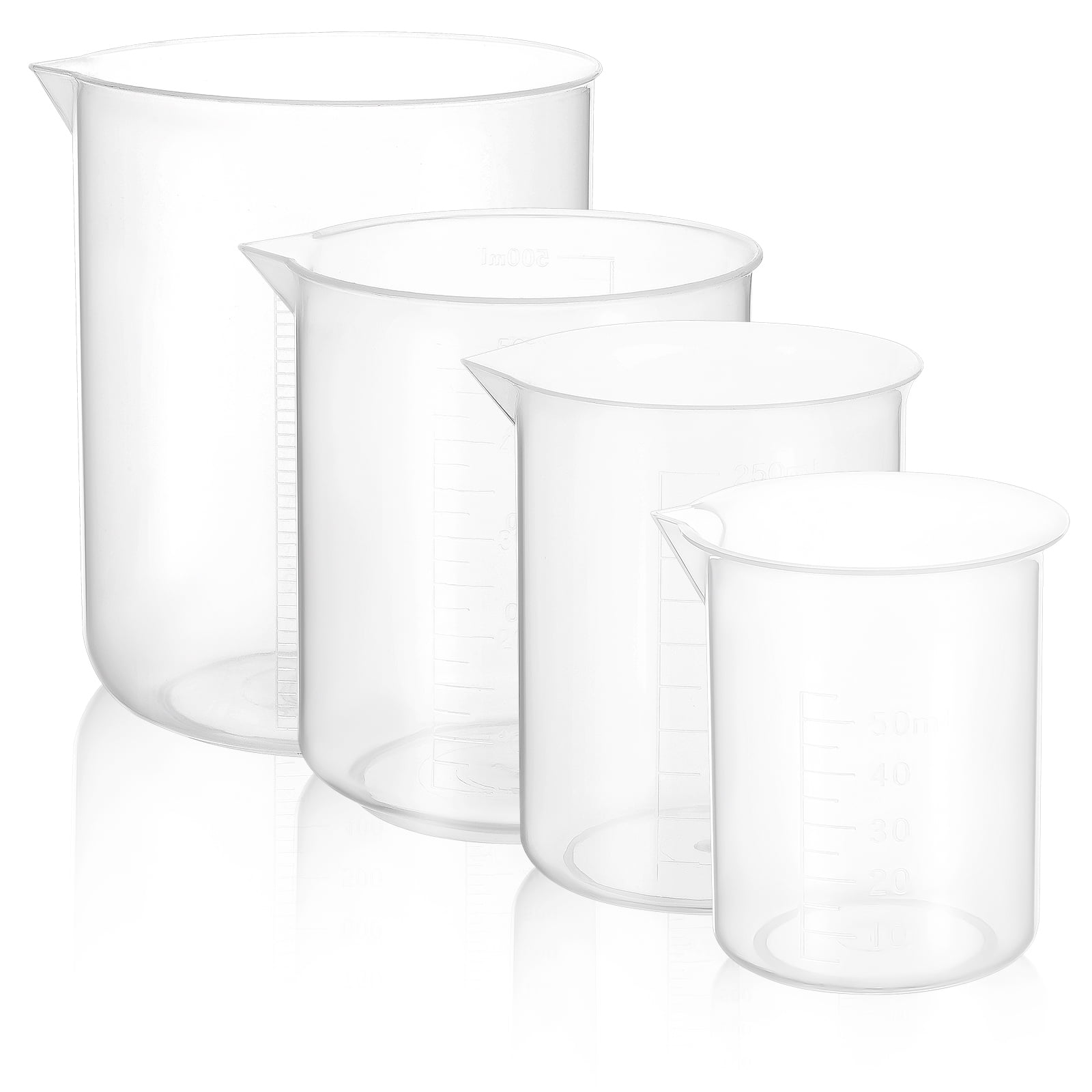 Hemobllo Measuring Cup Set Liquid Ingredients Cups Transparent Scale 14 ...