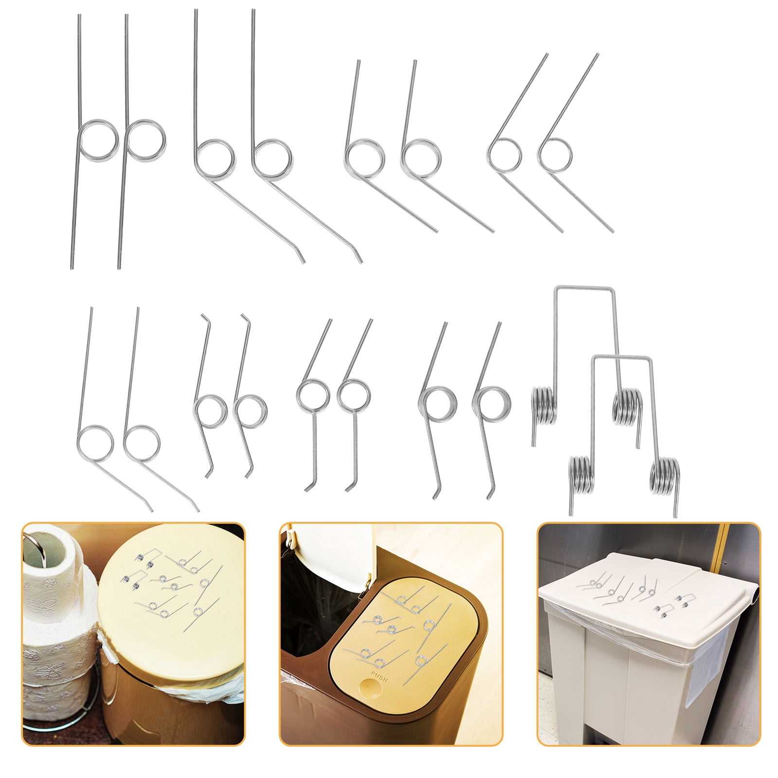 Hemobllo 18Pcs Metal Torsional Springs for Repair Compatible with ...