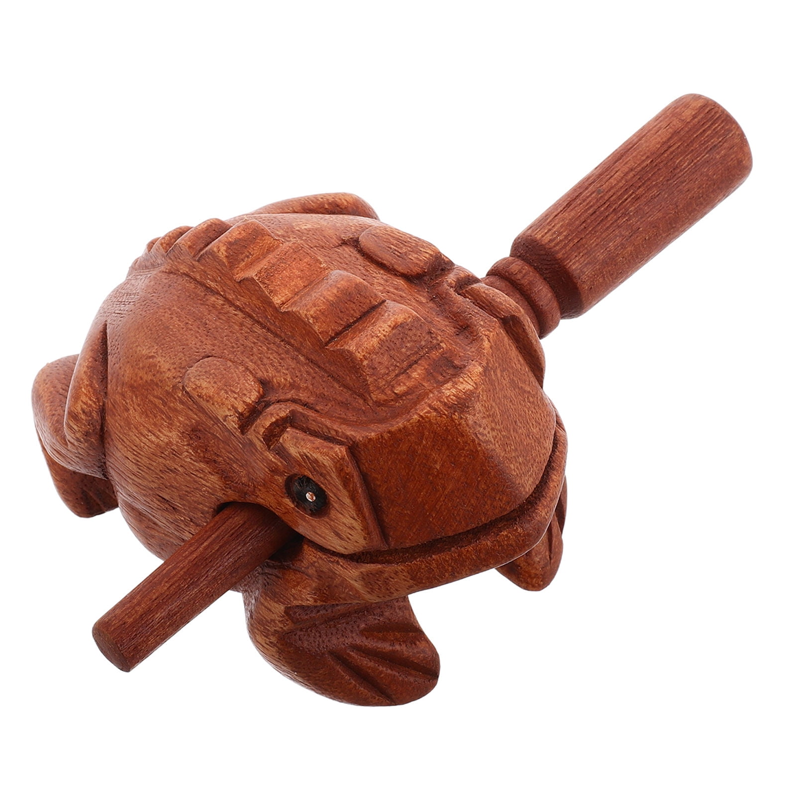 Hemobllo Music Rhythm Block Wood Frog Guiro Rasp Light Brown Noise ...