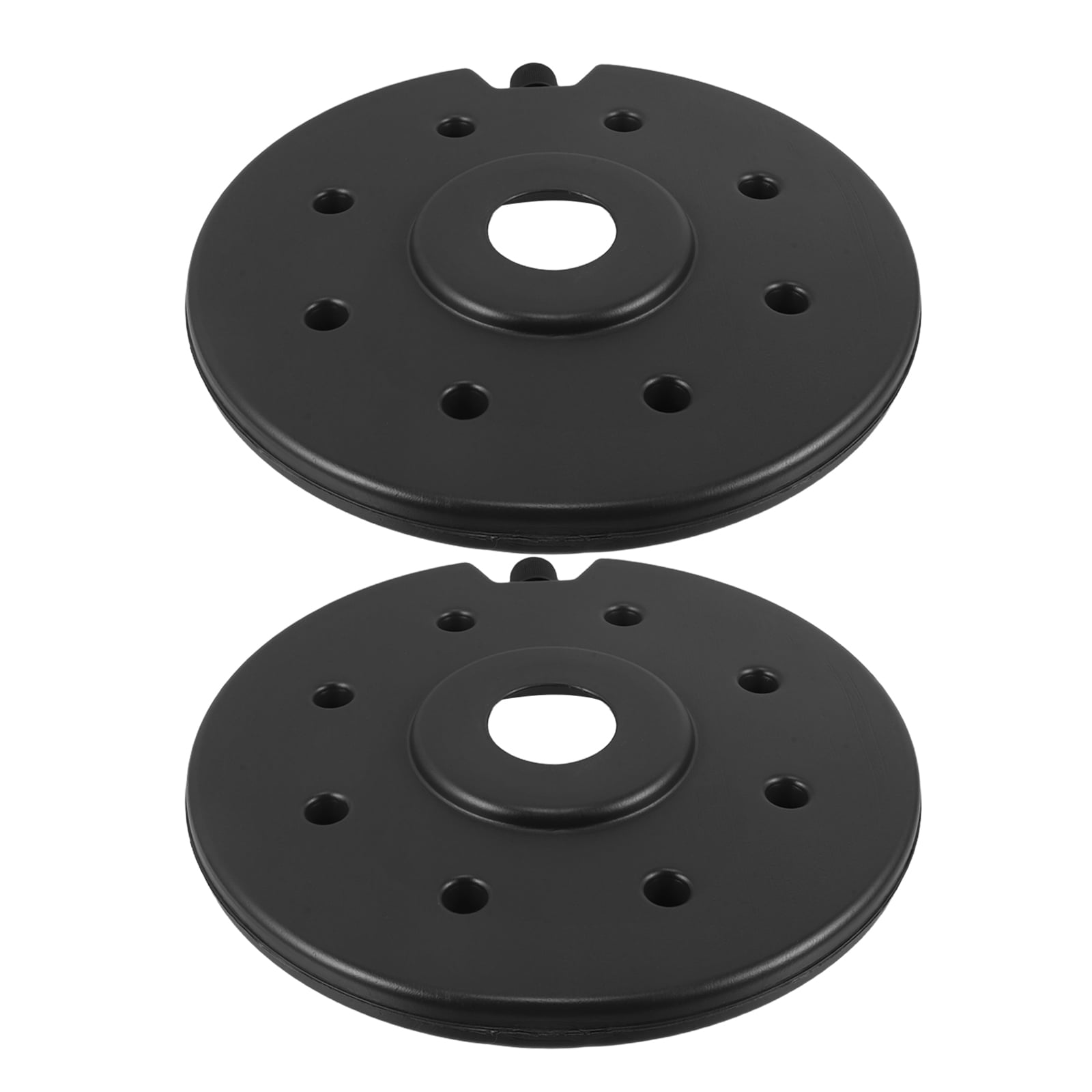 Hemobllo Pair Fan Weights Balance Kit Black Plastic Tipping Prevention ...