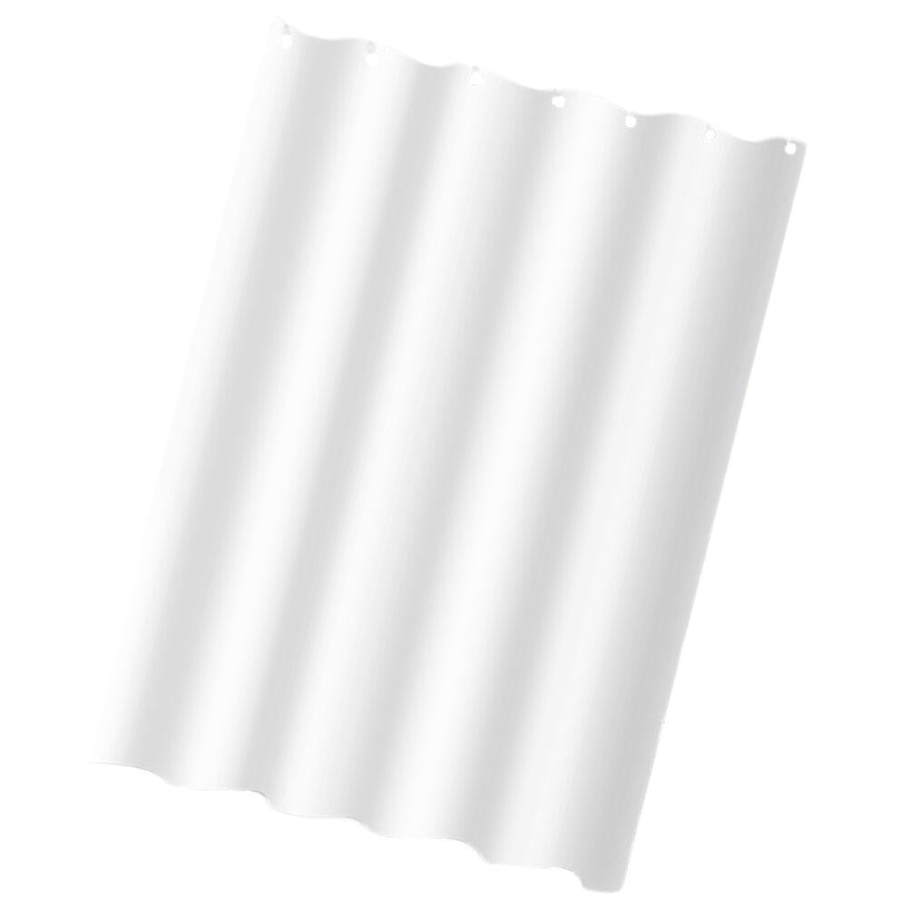 Hemobllo Partition Curtain Polyester Hanging Tension Rod Clear White ...