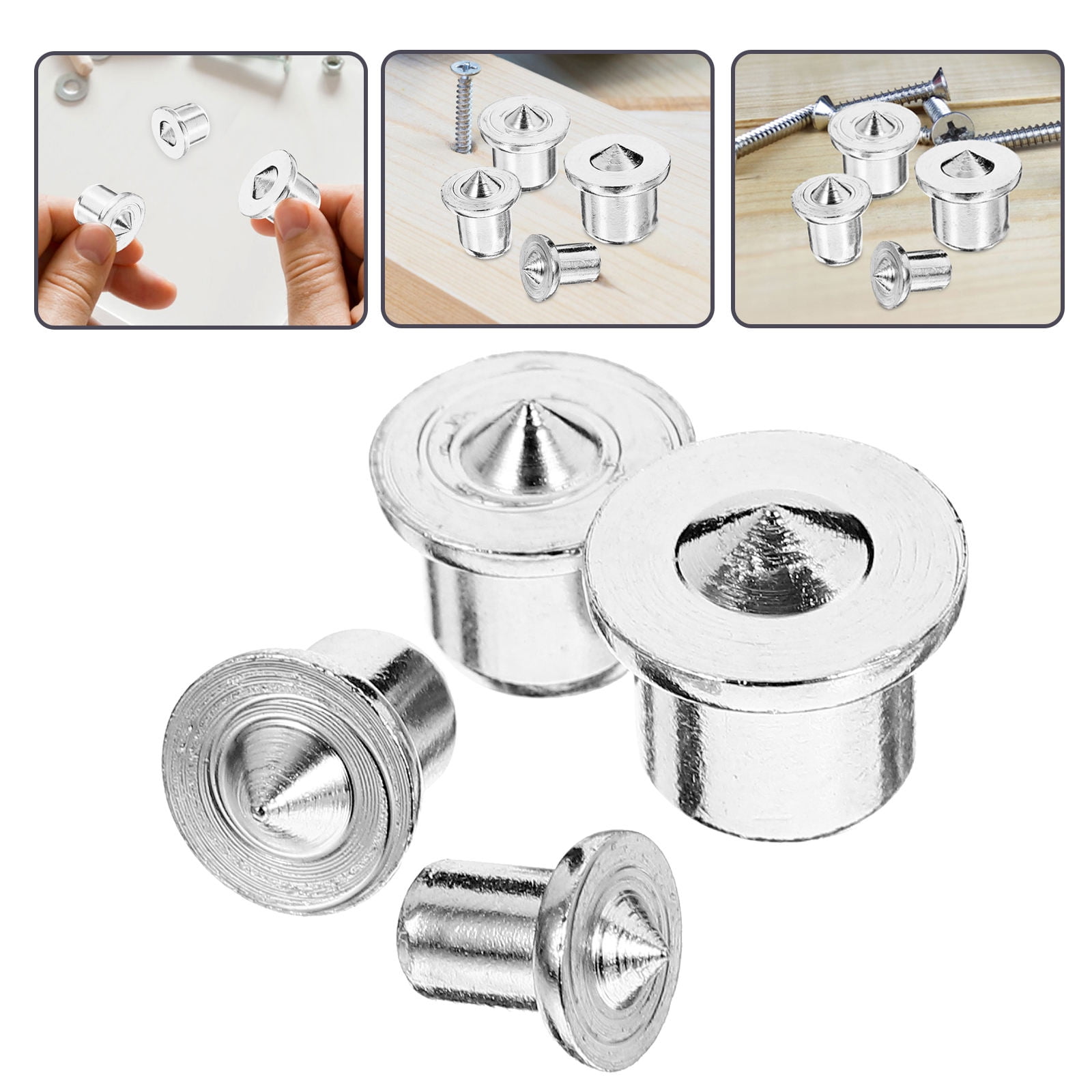 Hemobllo Center Tool Stainless Steel Silver 1 Wood Joining - Walmart.com