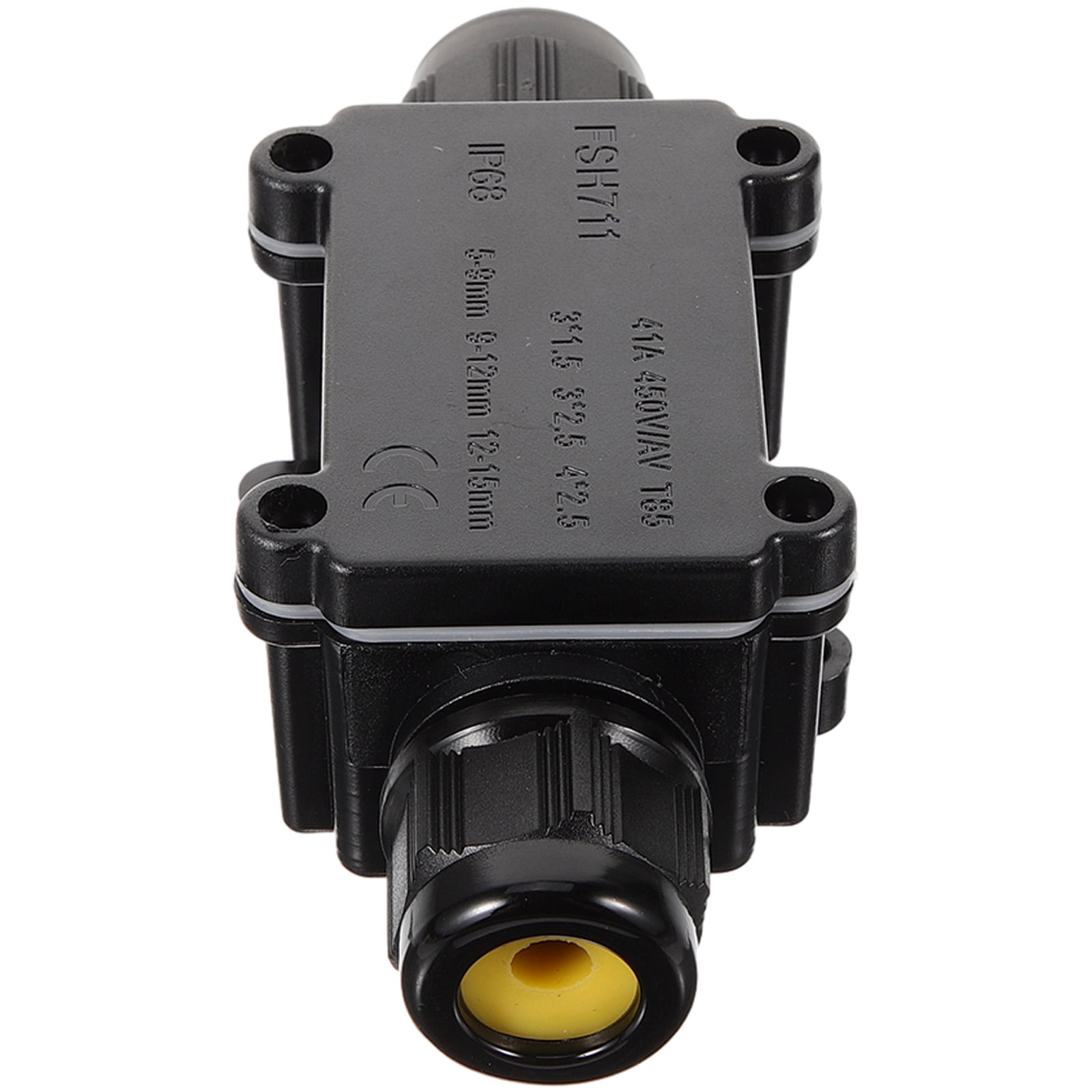 Hemobllo Project Box Plastic Electrical Box 2-way Weatherproof Cable ...