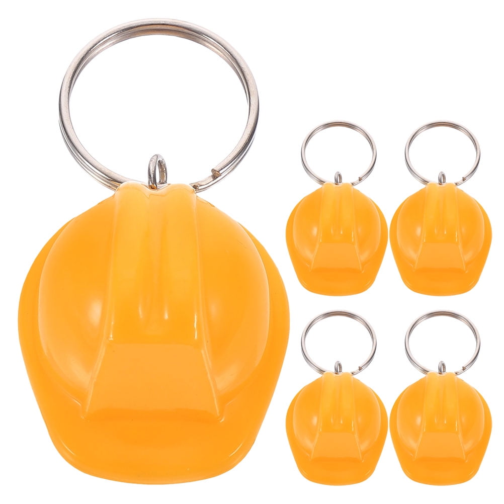 Hemobllo Realistic Detail Hard Hat Keyring for Construction Workers and ...