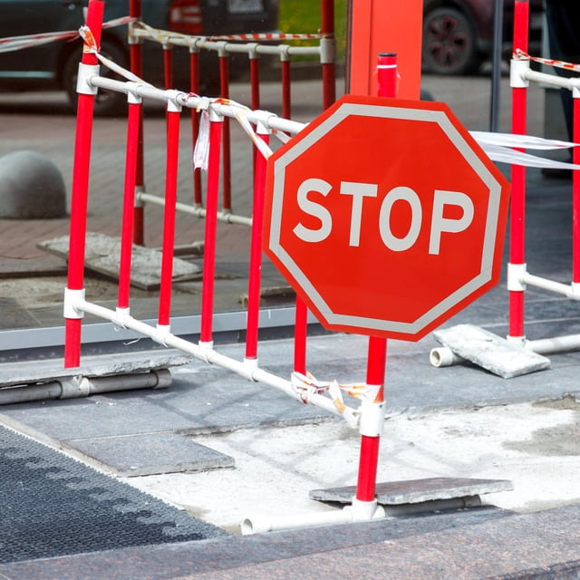 Hemobllo Reflective Stop Sign Board for Car Traffic Safety Assorted ...