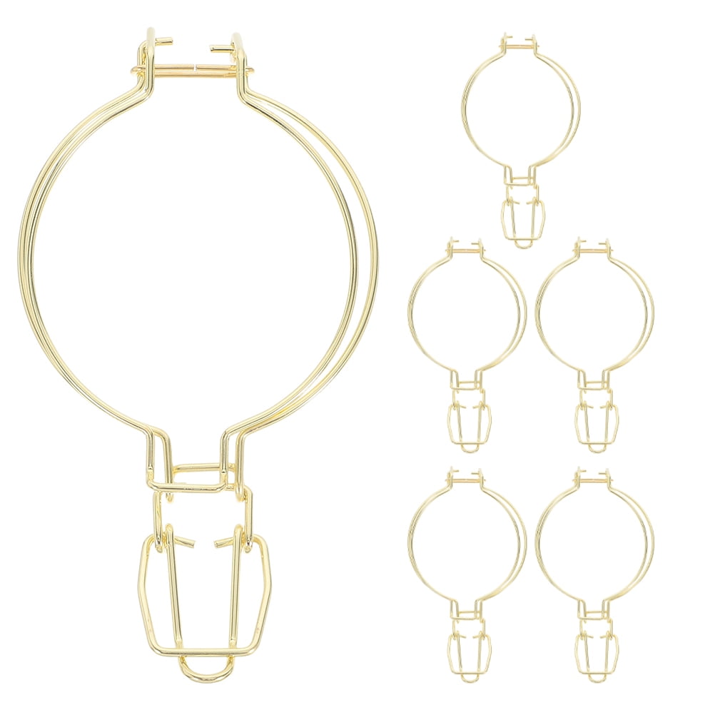 Hemobllo Set of 6 Metal Buckle for Glass Jars Stainless Steel Food ...