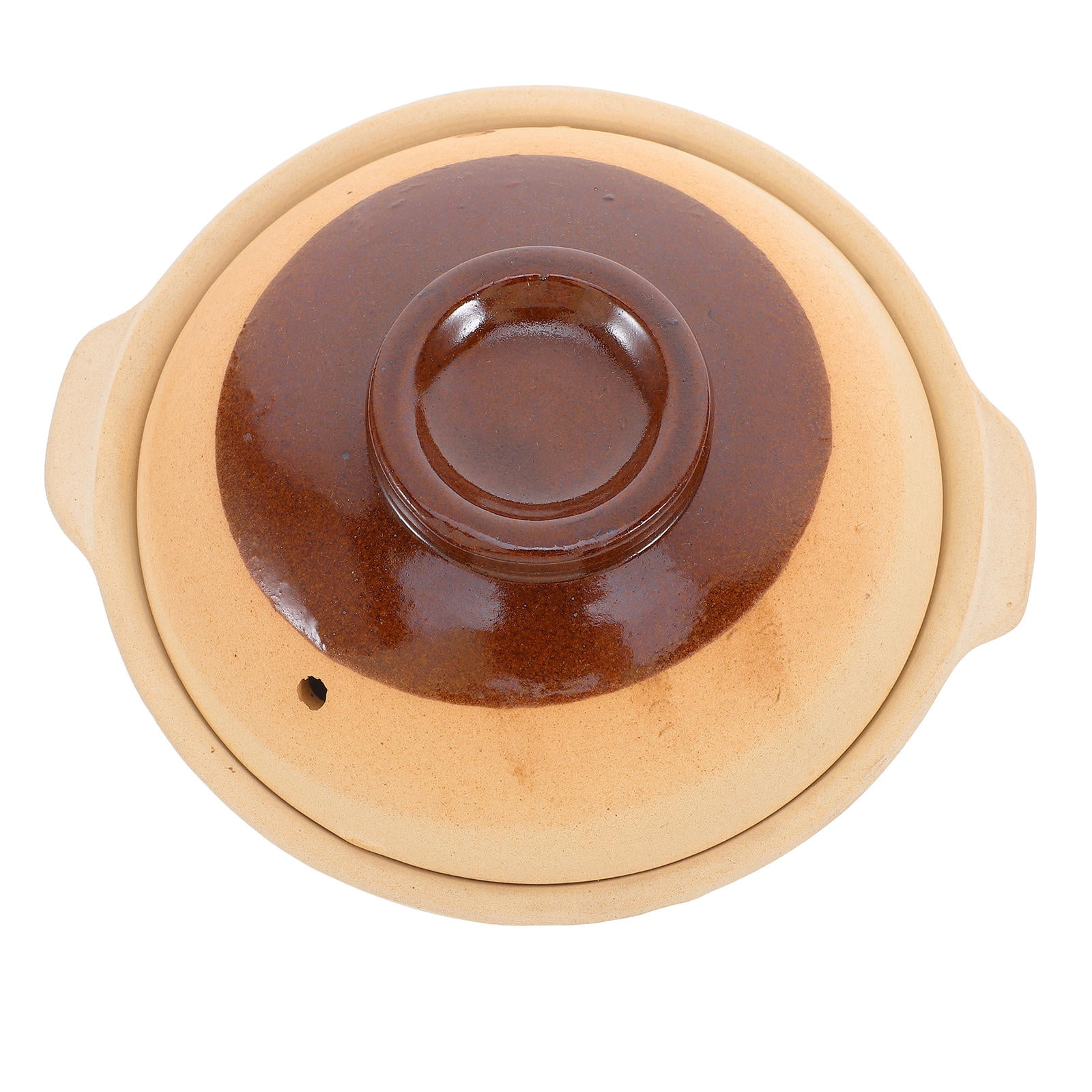 Hemobllo Stovetop Cookware Accessory Casserole Ceramic Pot Brown 1Pack ...