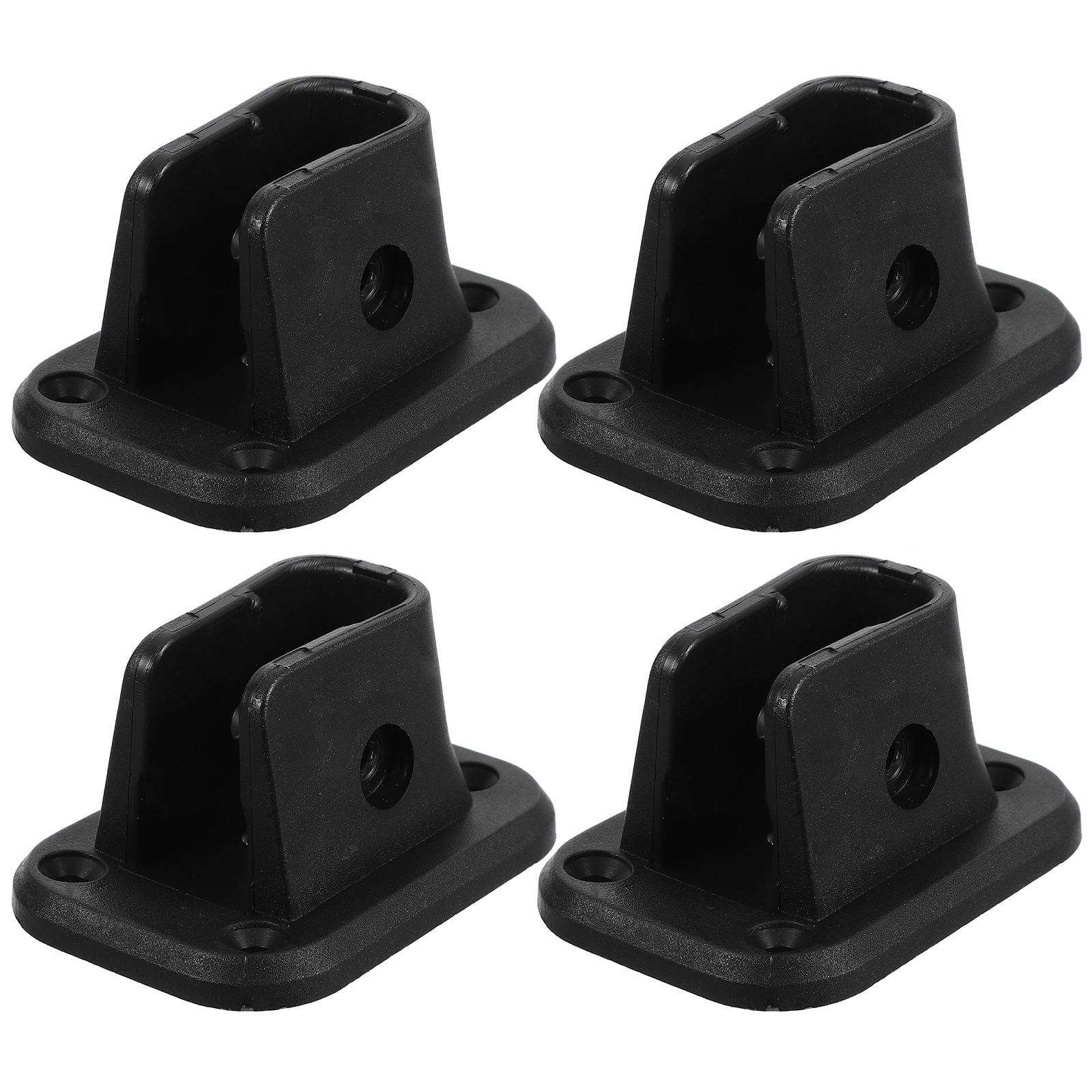 Hemobllo 4pcs Table Leg Attachment Hardware Black Plastic And Metal For ...