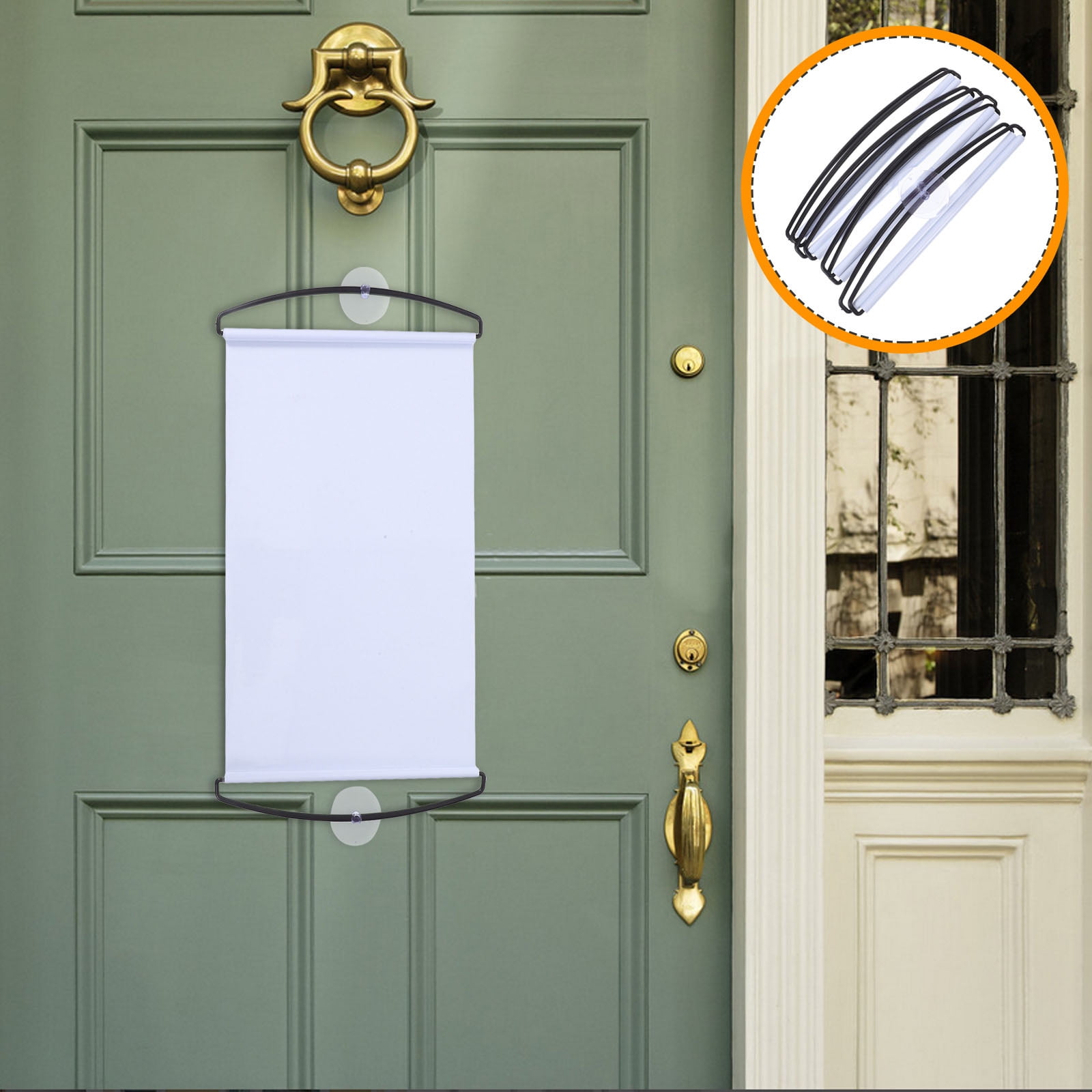 Hemobllo White Banner Sign Blank Banners for Dry Erase Use in ...