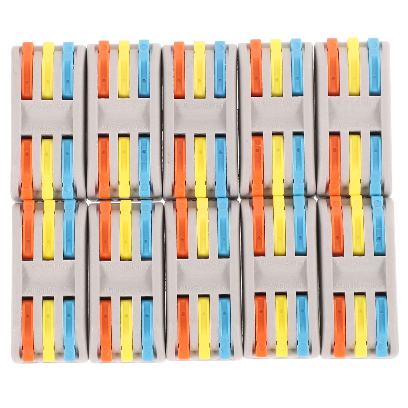 Hemobllo Wire Connector Junction Block Automotive Splice Suite Lever 3 ...