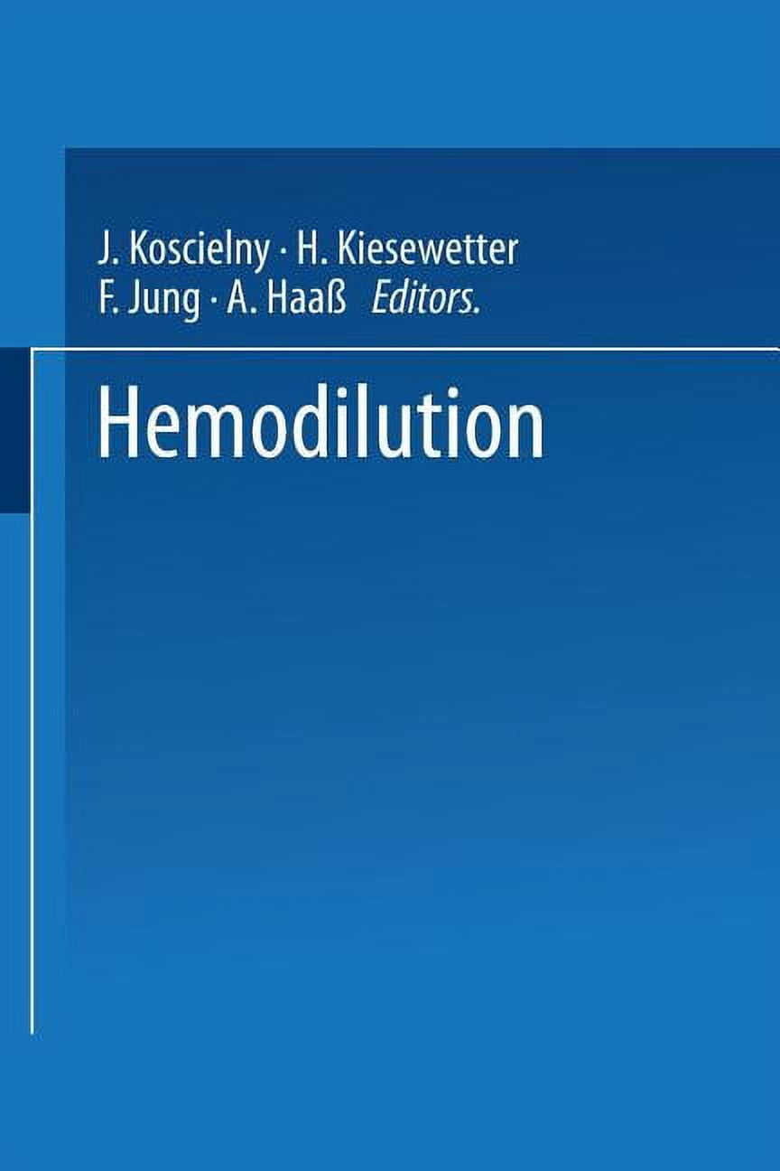 Hemodilution, (Paperback) - Walmart.com