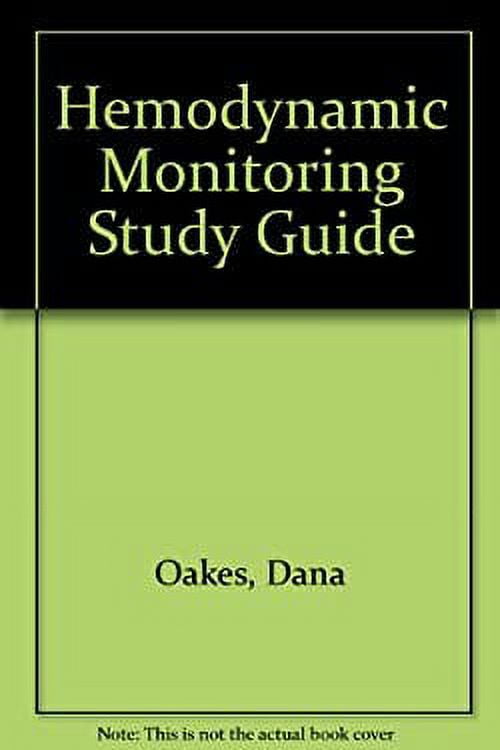 Pre-Owned Hemodynamic Monitoring Study Guide (Spiral-bound) 0932887104 ...