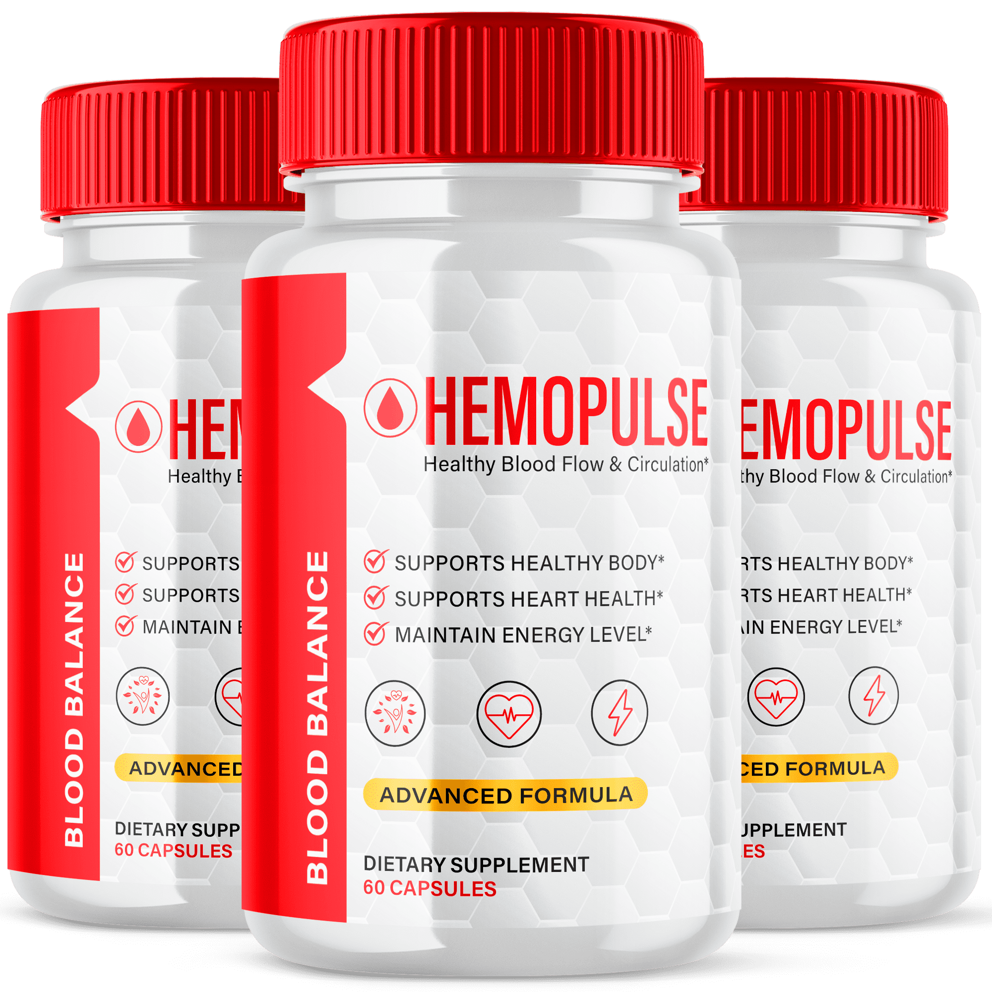 Hemopulse Blood Support Pills Advanced Formula Vitamin Supplement 180 ...