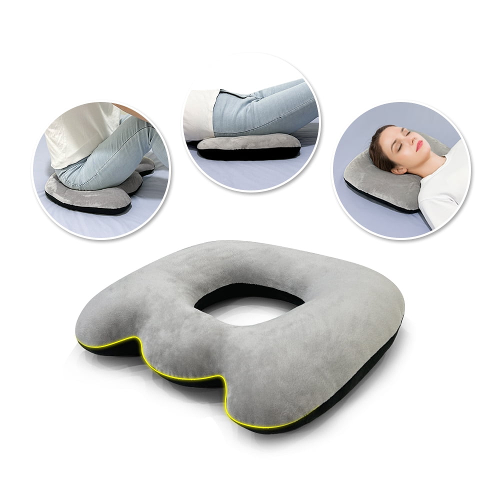 Hemorrhoid Pillow Bed Sore Cushion for Butt Sitting Donut Pillow for Tailbone Pain Relief ...