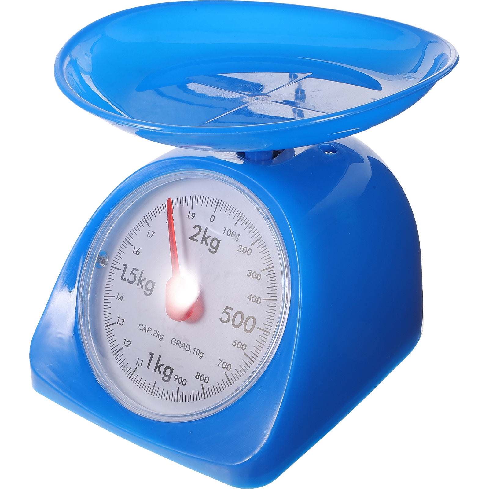 Hemoton 1-2KG Retro Round Kitchen Weighing Scale Kitchen Utensil ...