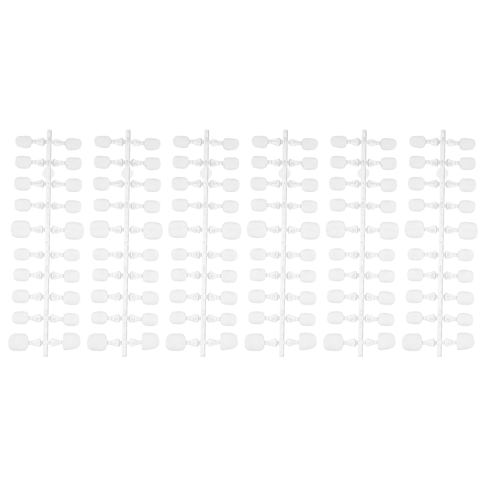 Hemoton 1 Box Of Blank Manicure Fake Nail Tips Lovely Elements Fake ...