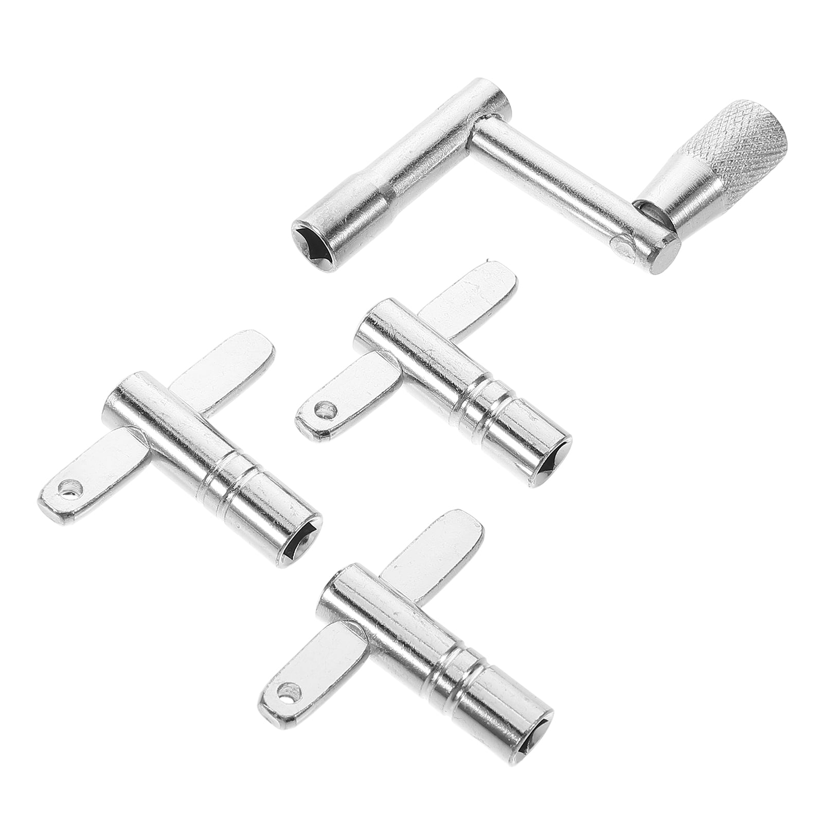 RENACLIPY Drum Tuning Key Tool Silver Metal Versatile Functionality for ...