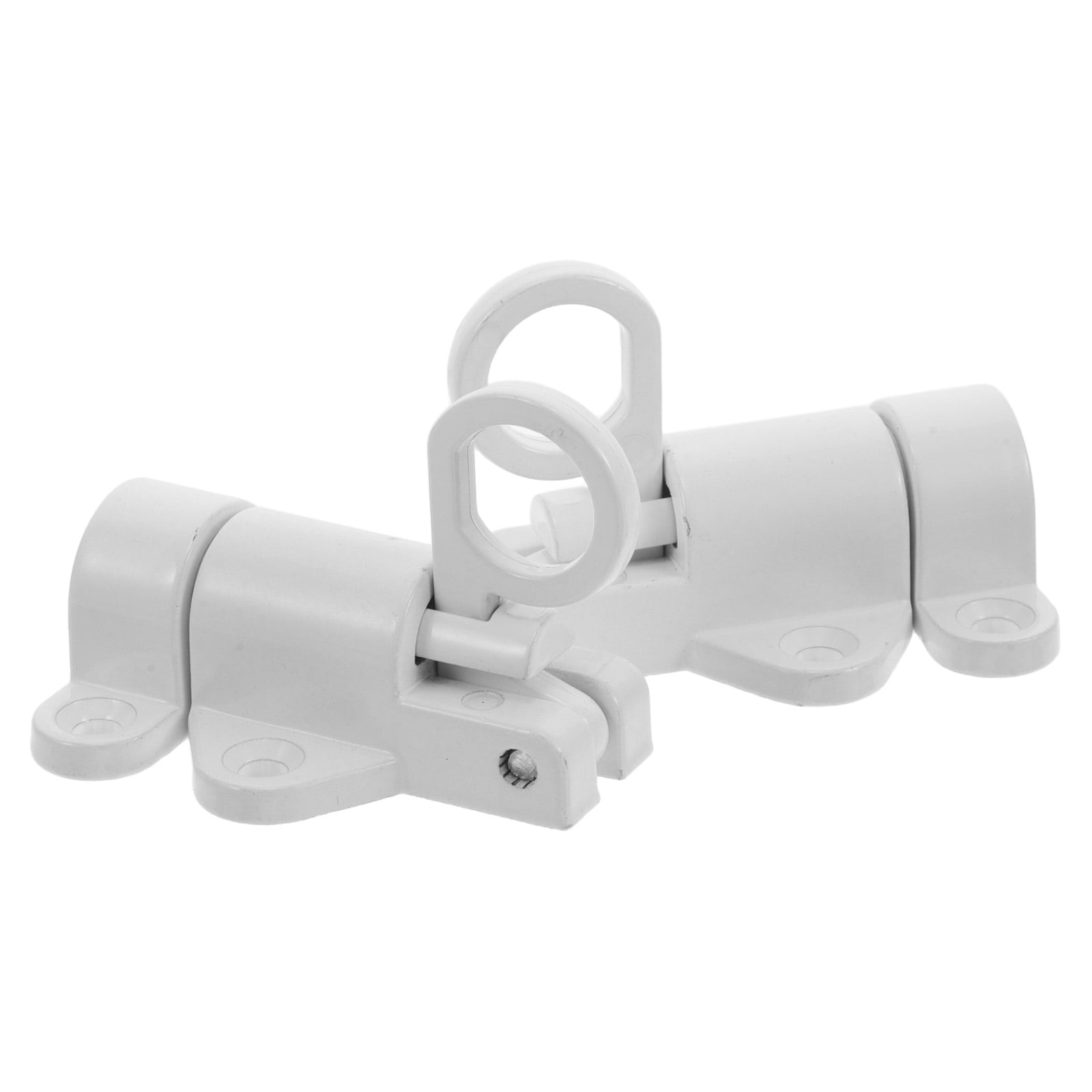 Hemoton 1 Pair Aluminum Alloy Self-Closing Latches Automatic Spring ...