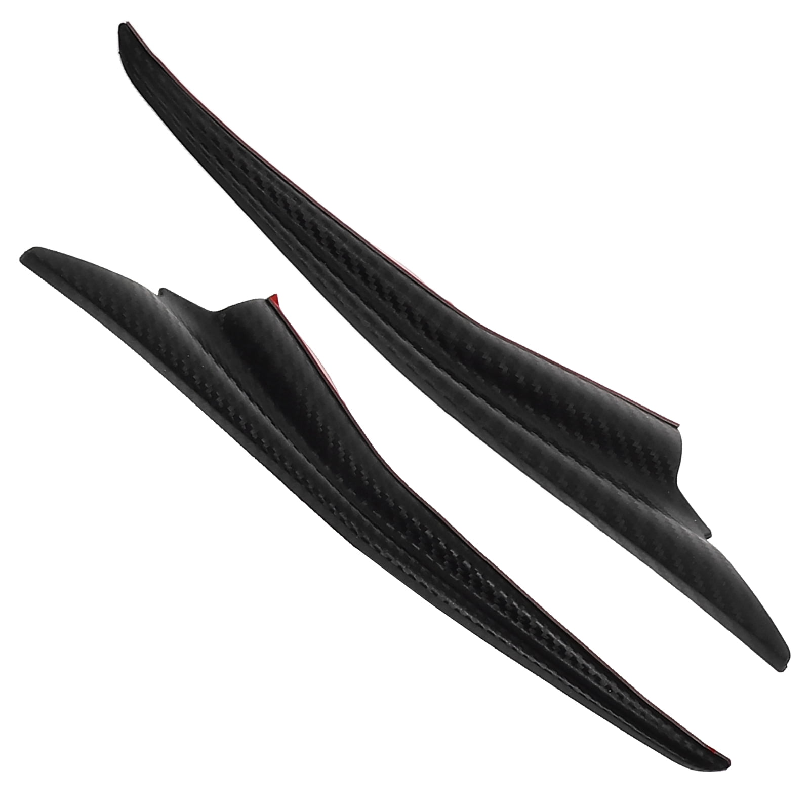 Hemoton 1 Pair Front Lower Bumper Diffuser Car Spoiler Wing Automotive ...