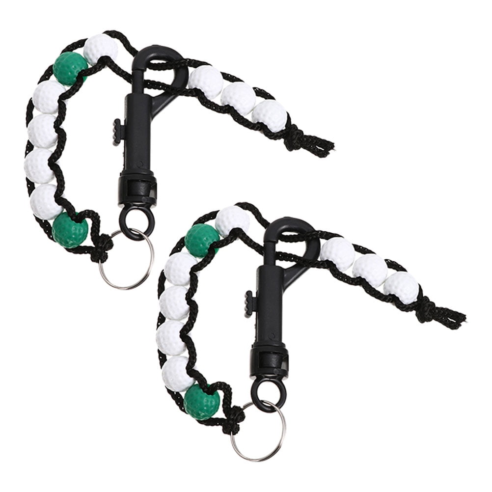 Hemoton 1 Pair Golf Score Counter with Beads for Beginners Plastic Golf ...